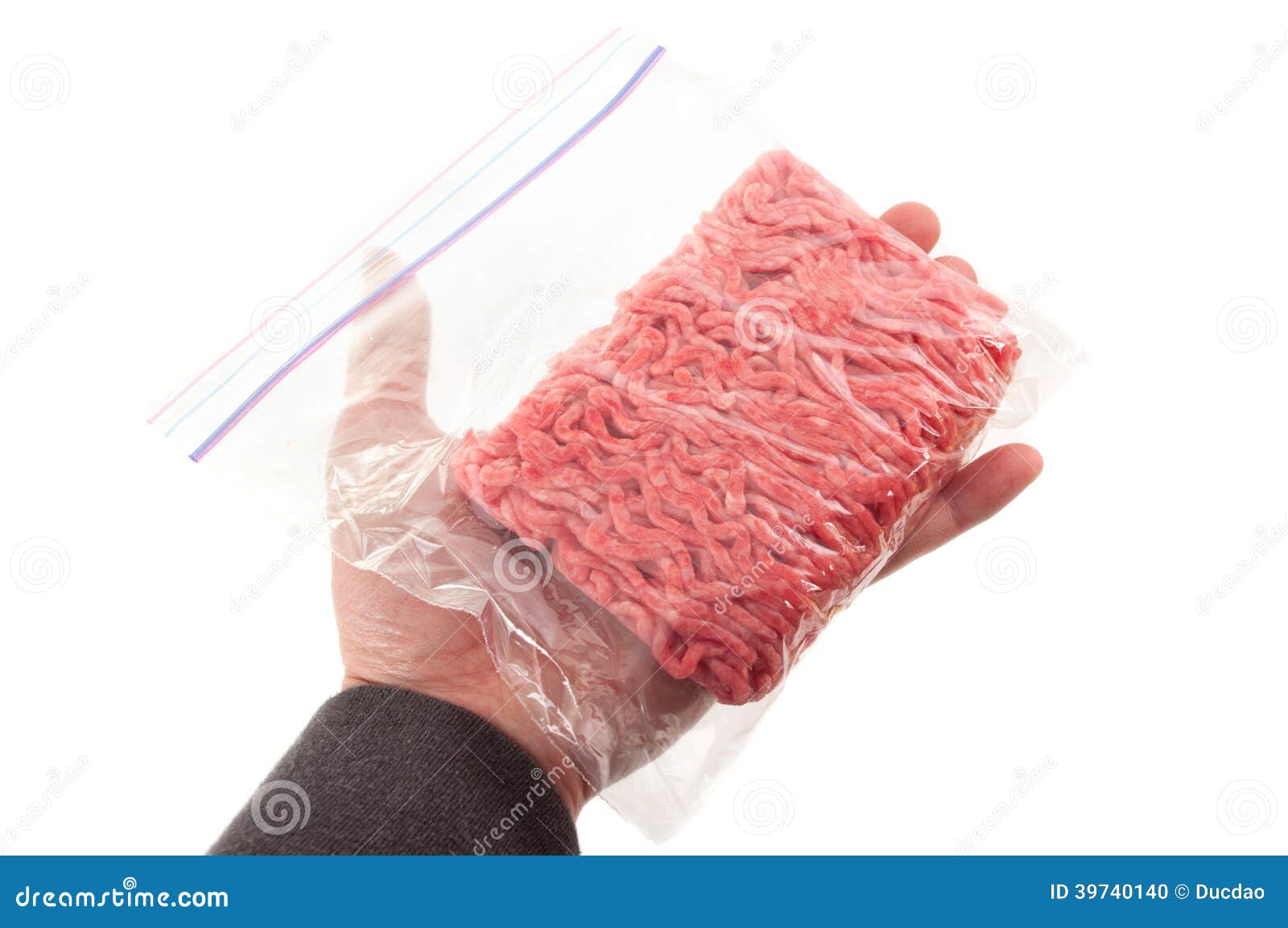 Hand Holding a Portion of Beef Ground Beef Stock Photo - Image of cook ...