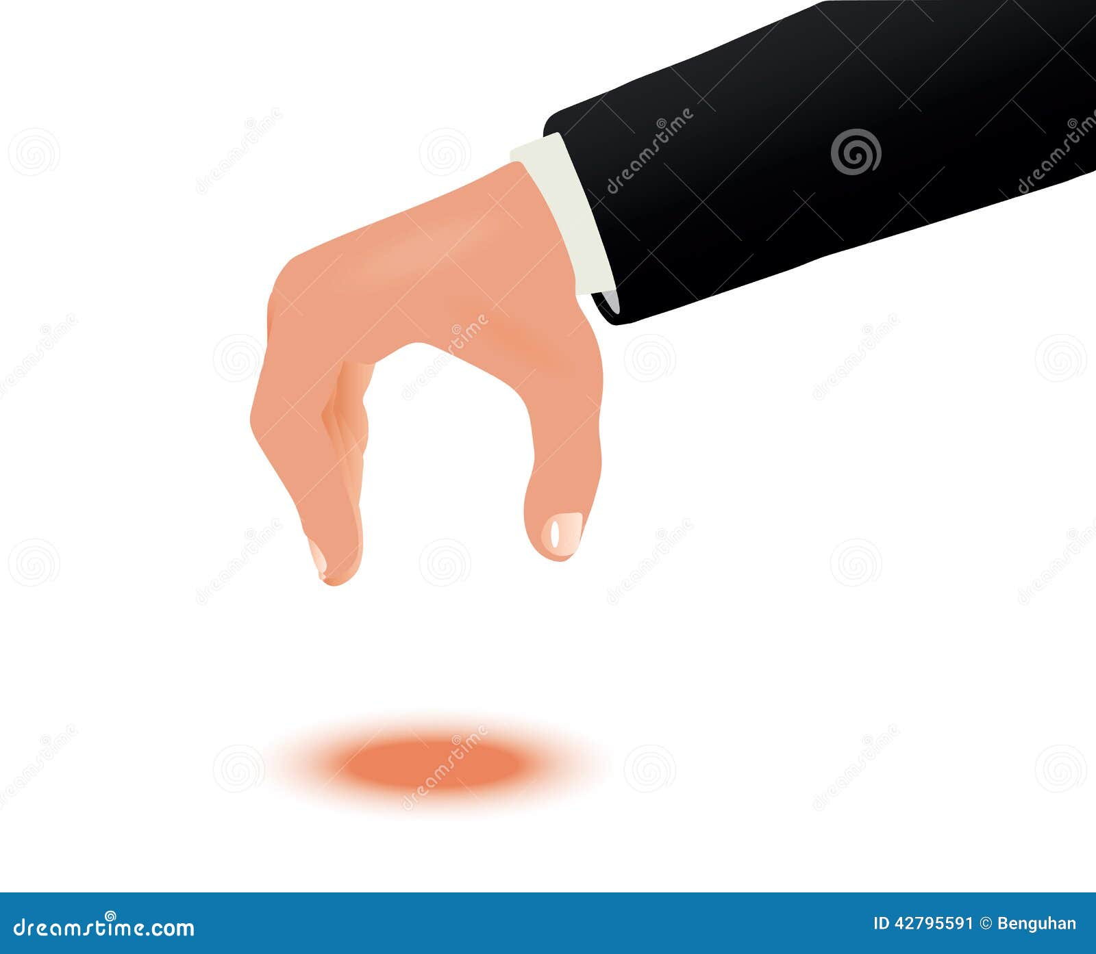 Hand in holding position stock illustration. Illustration of backgound ...