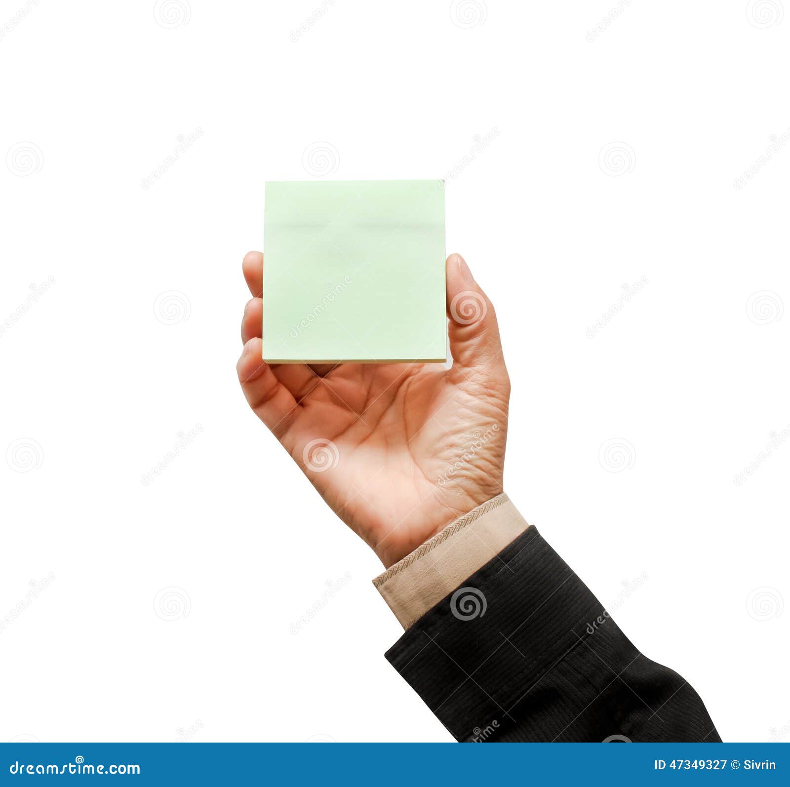 Hand holding post-it note stock image. Image of notepaper - 47349327