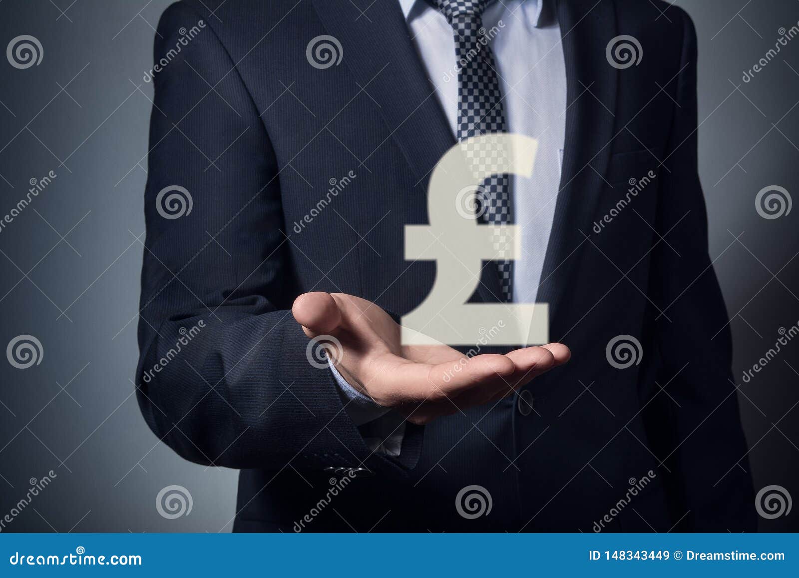 Hand Holding a Pound Symbol. Stock Image - Image of economy, banking ...