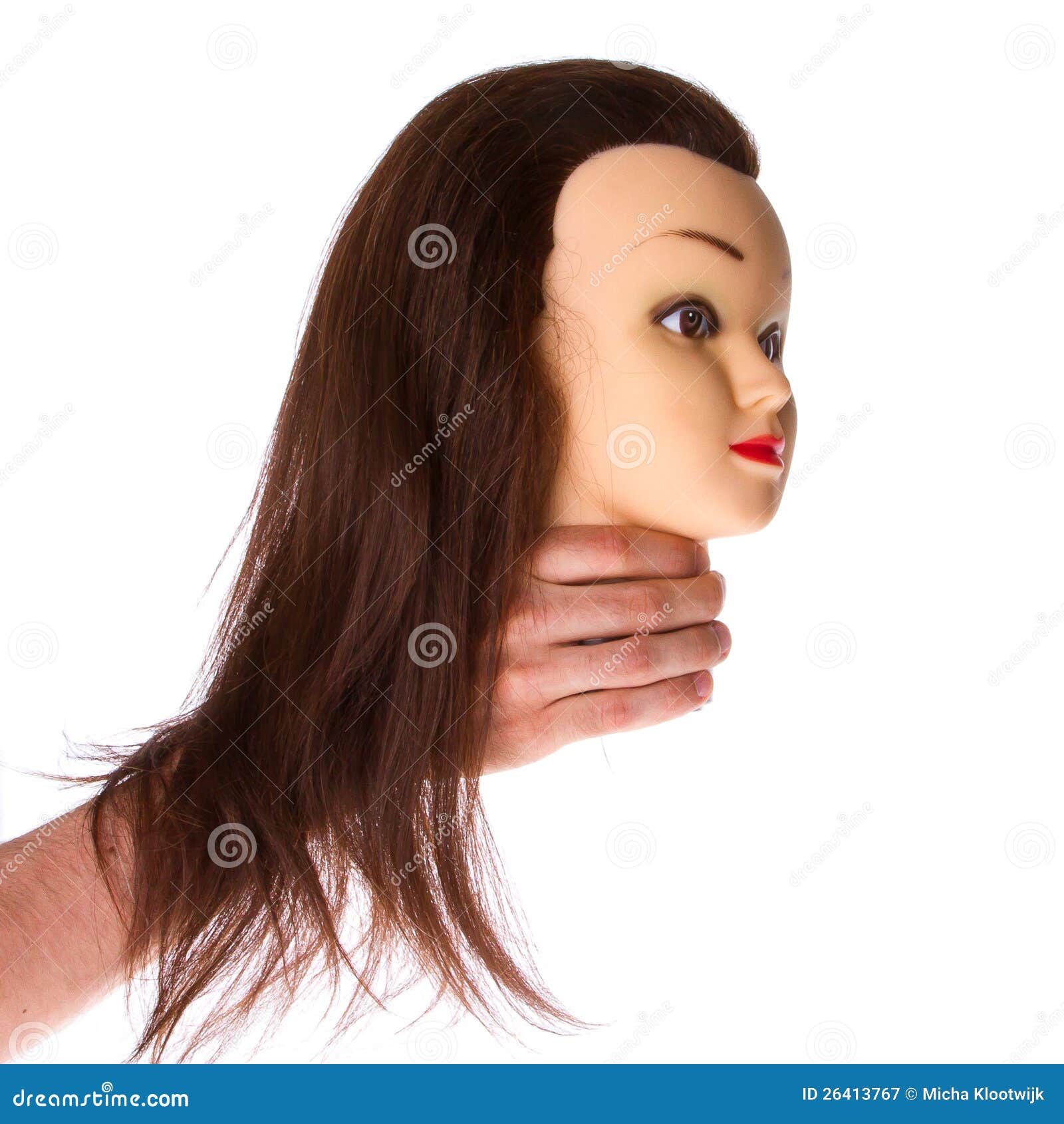 Hand Holding a Puppet (hair Styling) Stock Image - Image of face, jeans ...