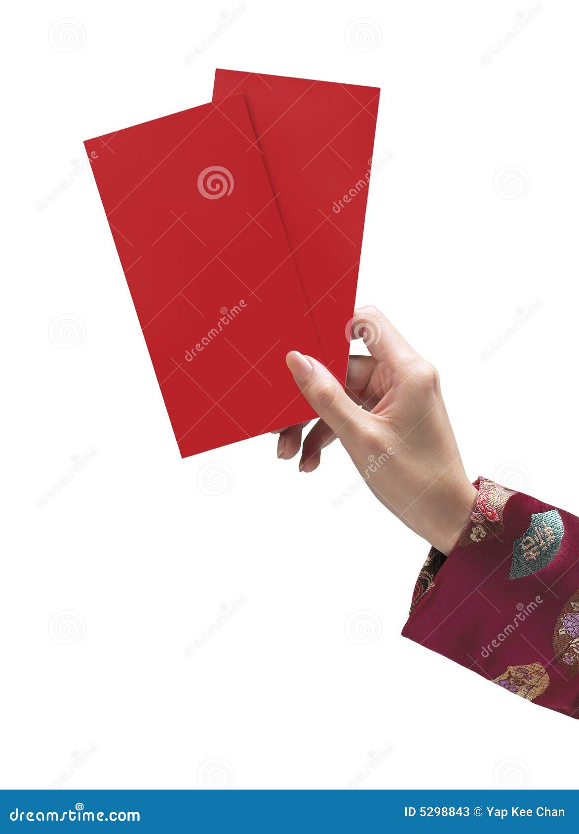 Hand holding red card stock image. Image of message, inform - 5298843