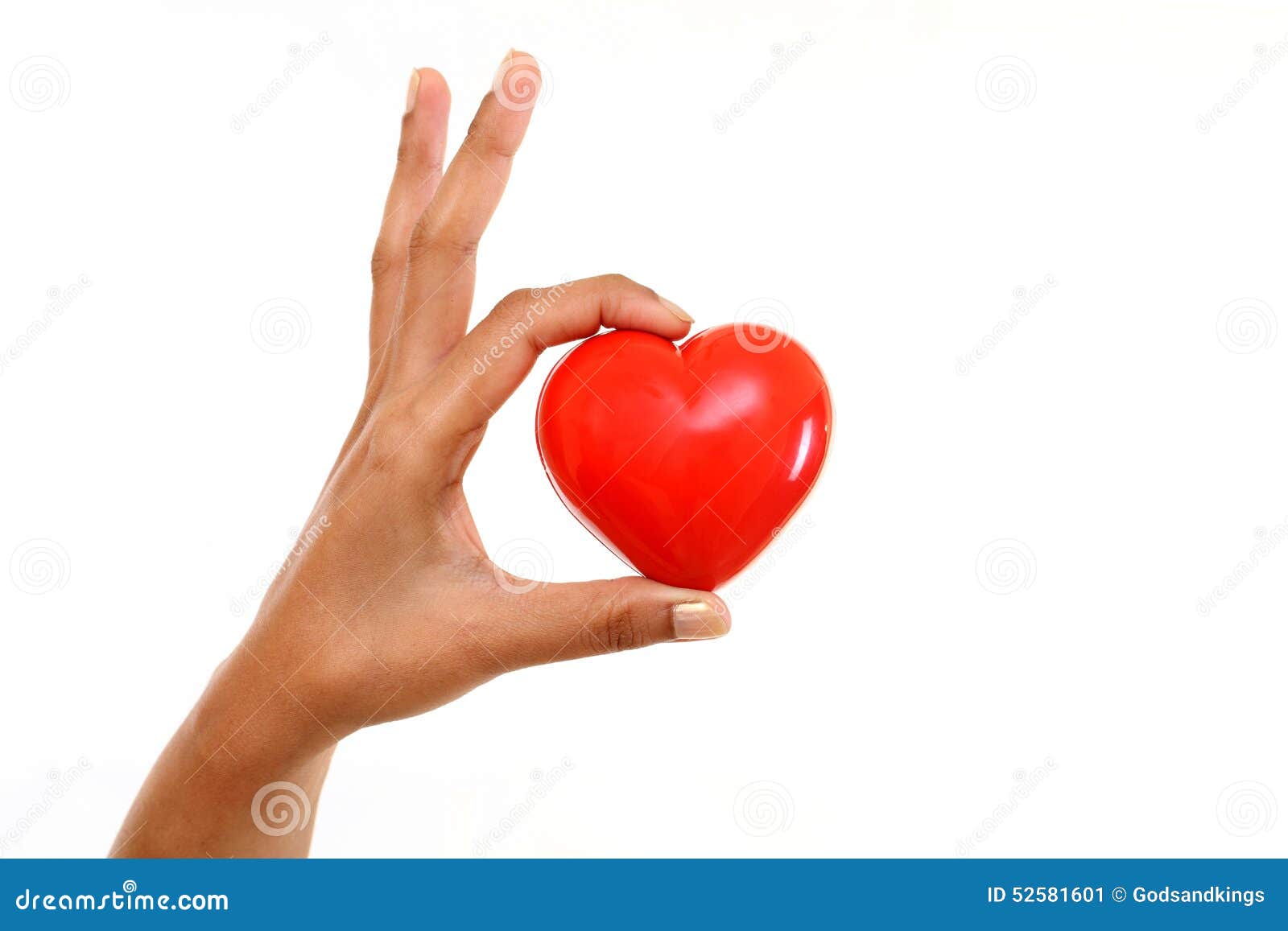Hand Holding Red Heart Shape Stock Image - Image of gift, relations ...