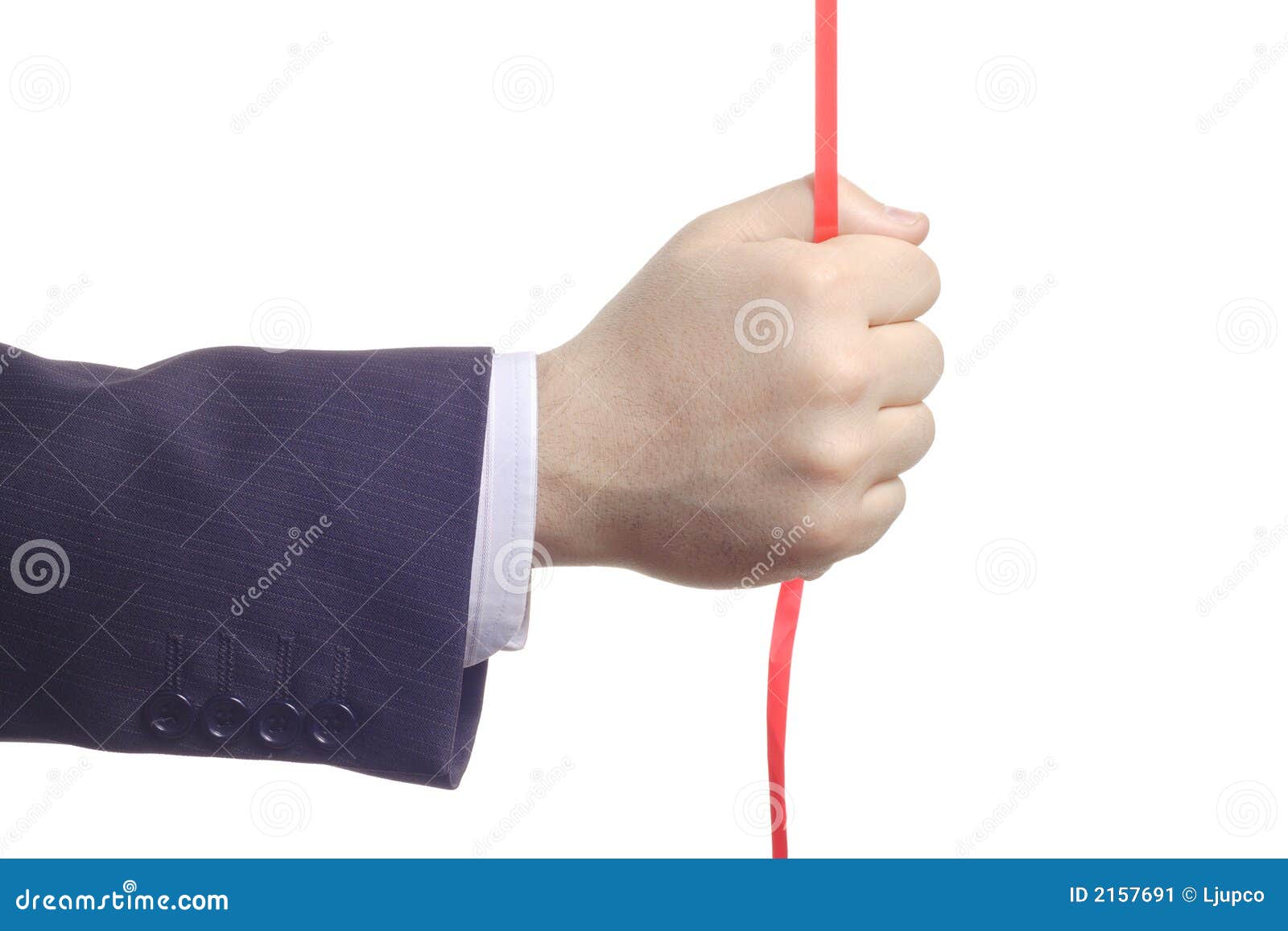 Hand holding a red string stock image. Image of formalwear - 2157691