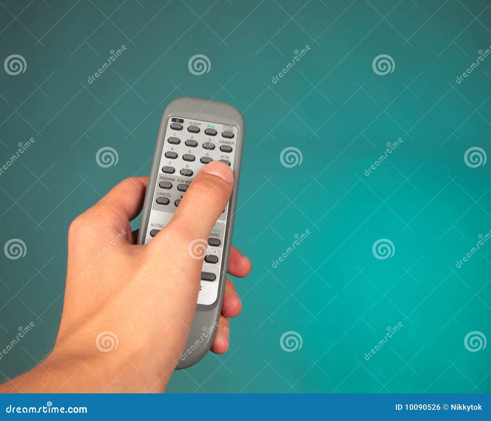Hand Holding a Remote Control Stock Photo - Image of bright, movie ...