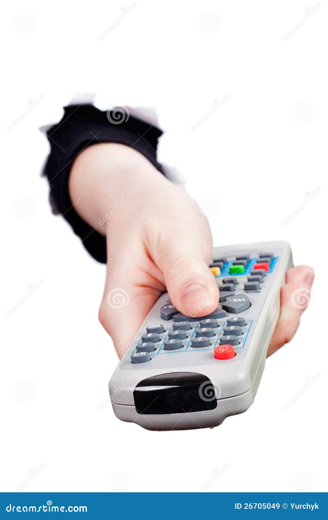 Hand Holding Remote Control Stock Image - Image of object, electronic ...