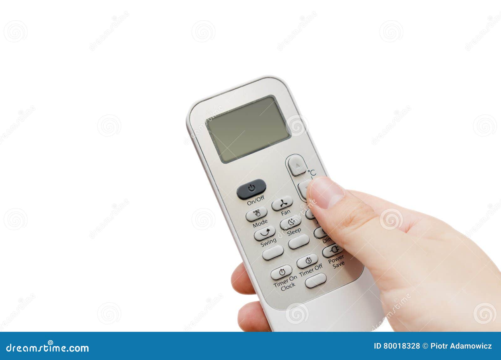Hand Holding Remote Control Isolated on White Stock Photo - Image of ...