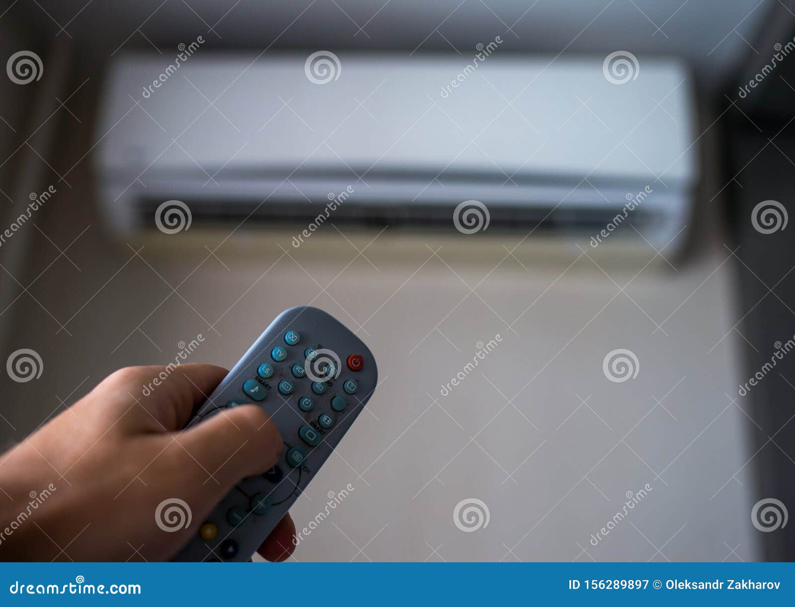 Hand Holding Remote Control Technology Background Social Stock ...
