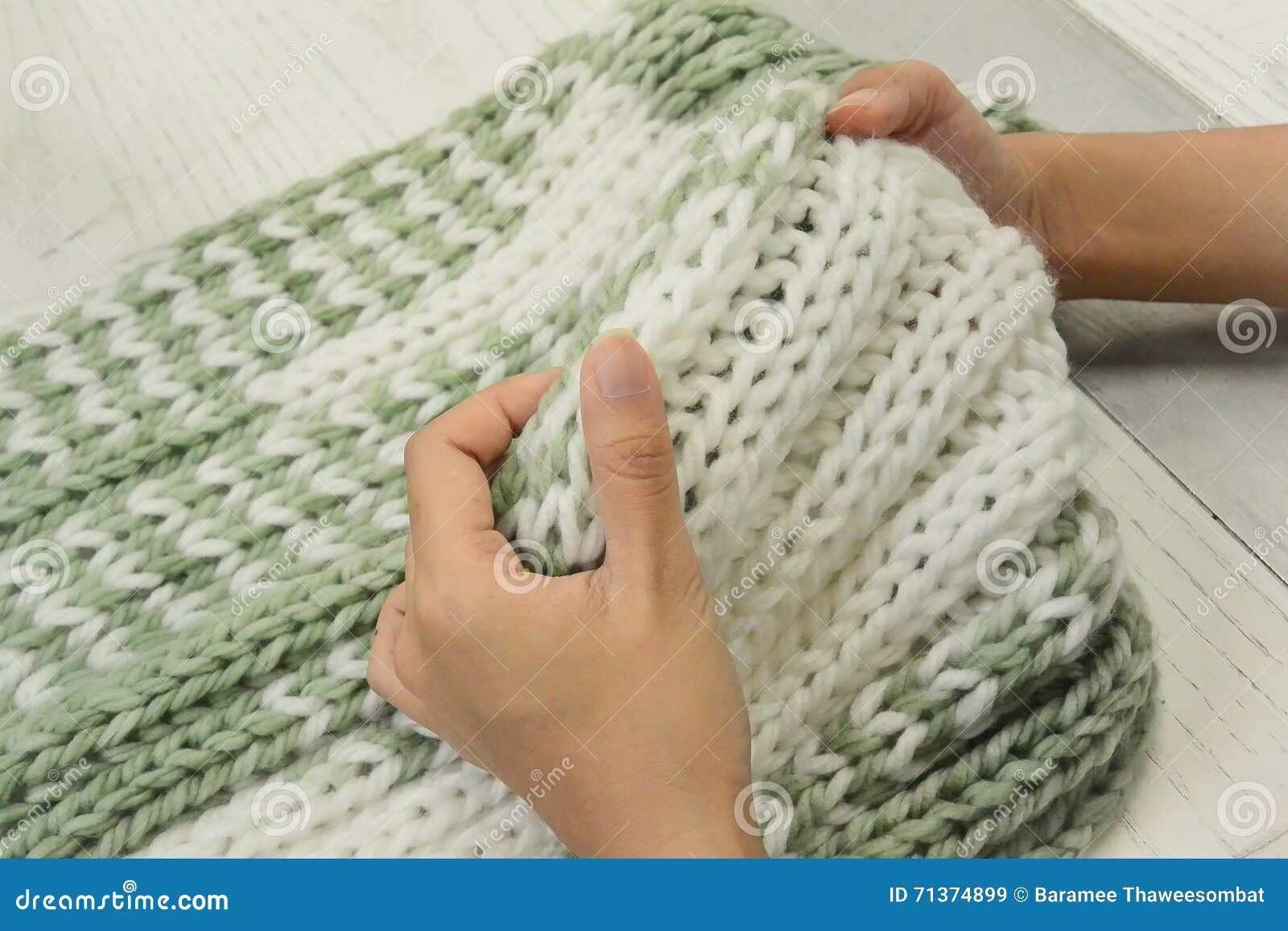 Hand holding scarf stock image. Image of busy, bright - 71374899