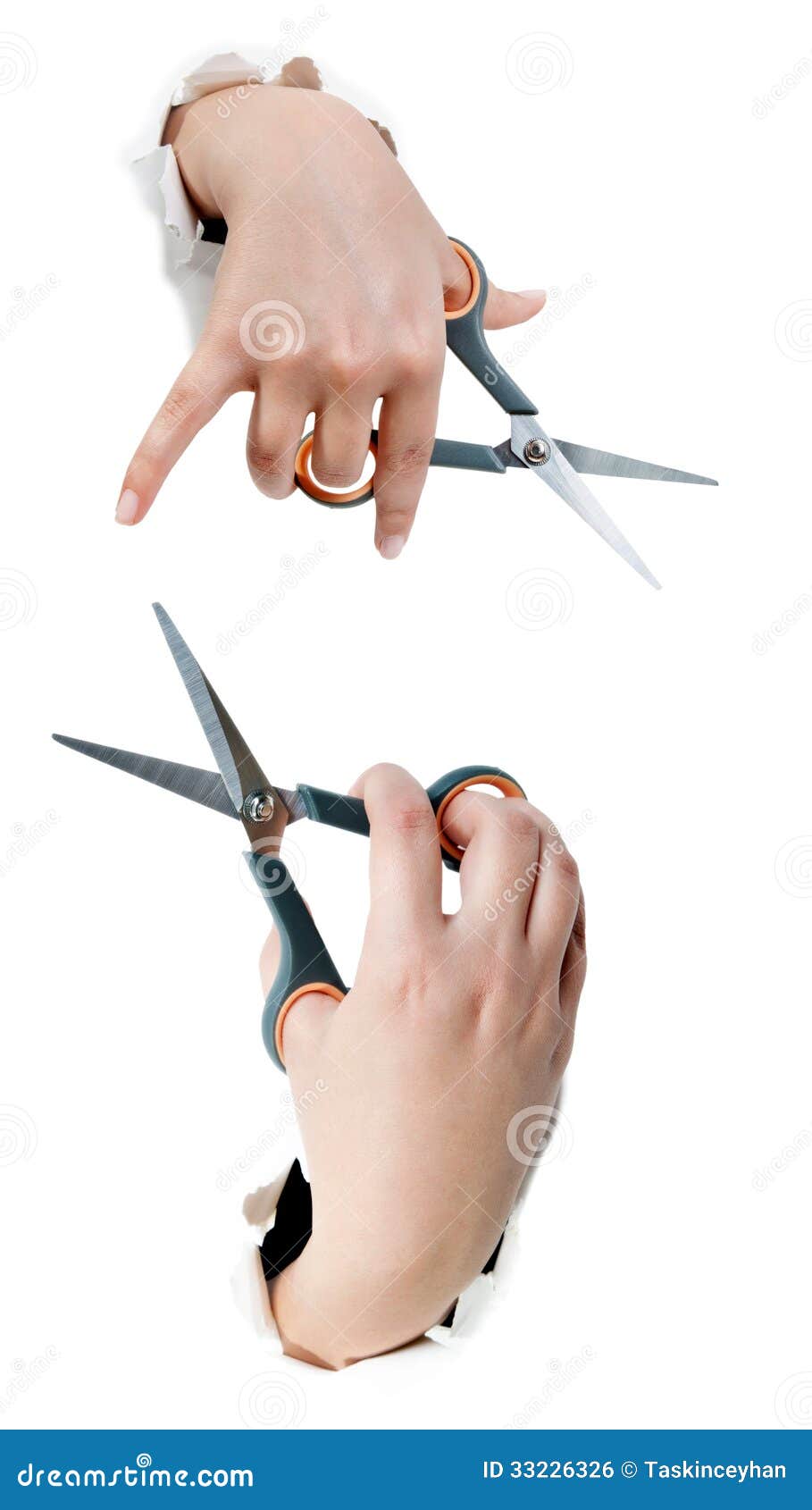 Hand Holding Scissors stock photo. Image of concepts - 33226326
