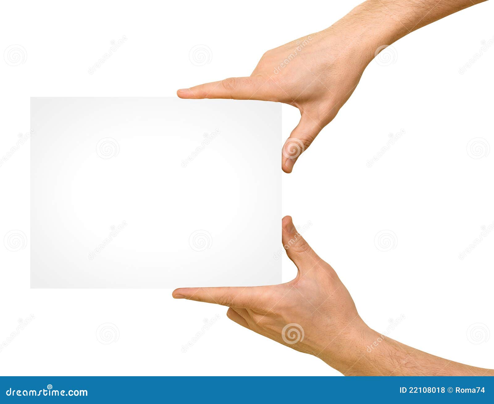 Hand holding the sheet stock photo. Image of concept - 22108018