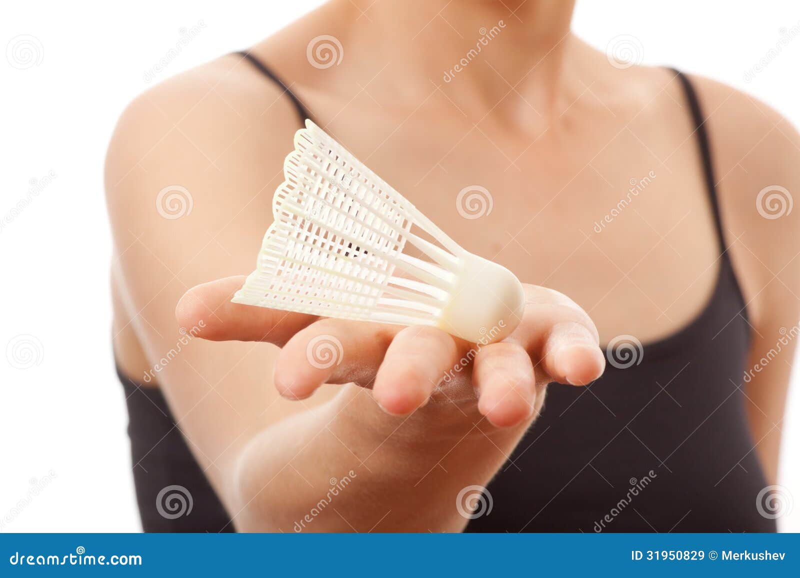 Hand holding shuttlecock stock image. Image of mark, winner - 31950829