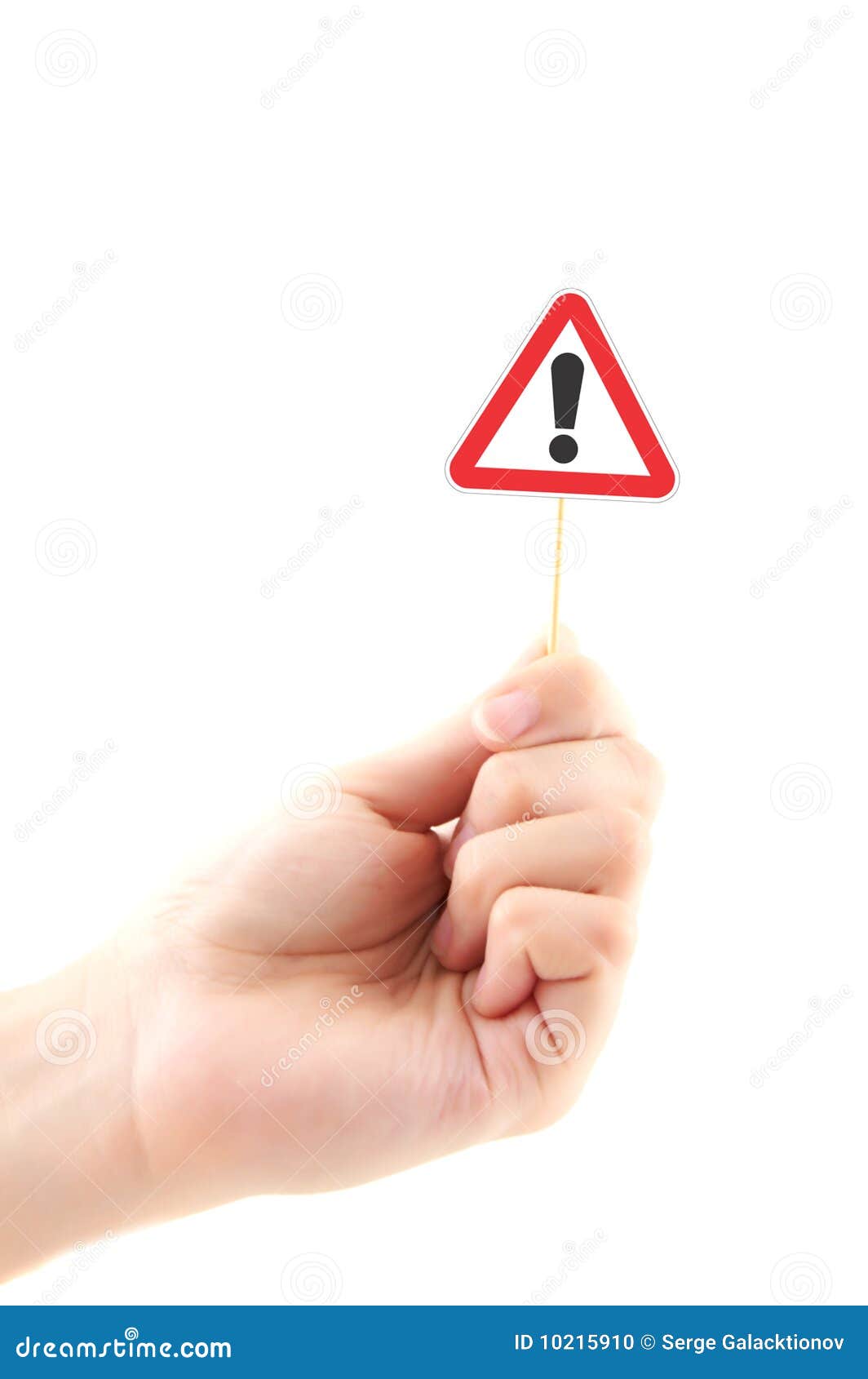 Hand Holding Sign Stock Photo - Image: 10215910