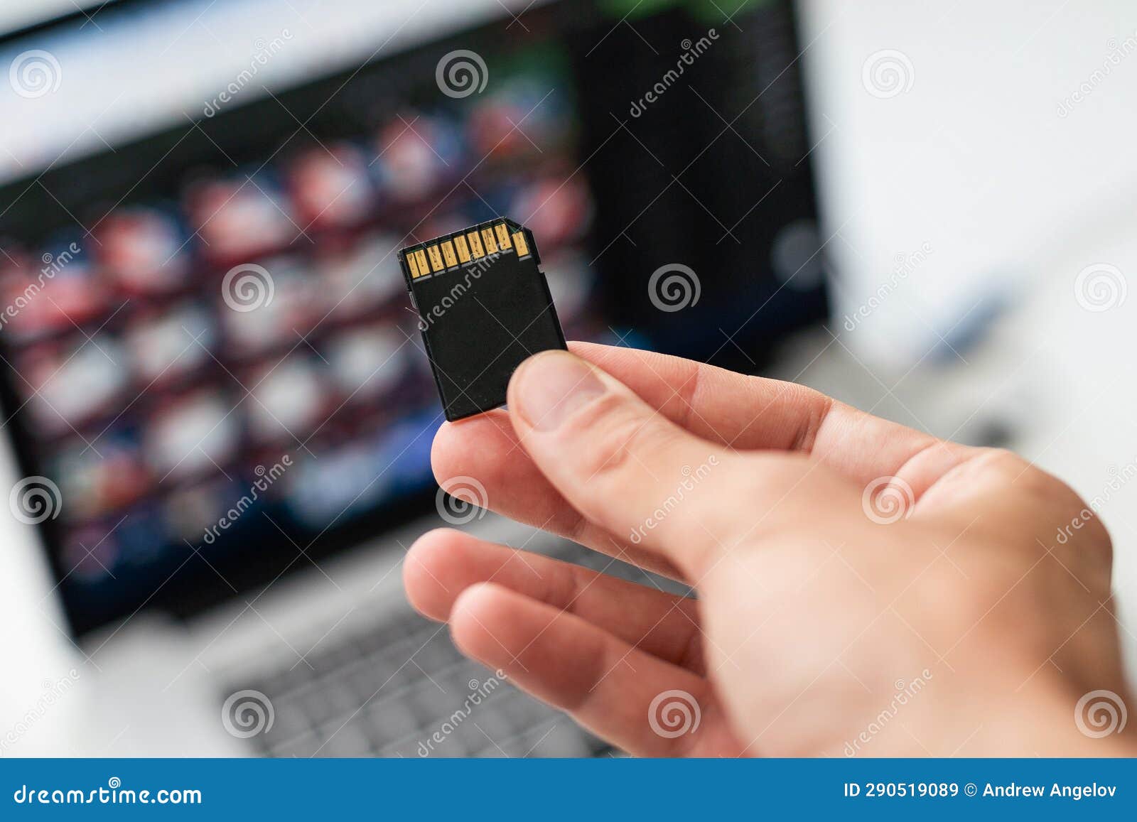 Hand Holding Sim Card, Micro Sd Chip Stock Image - Image of dial, card ...