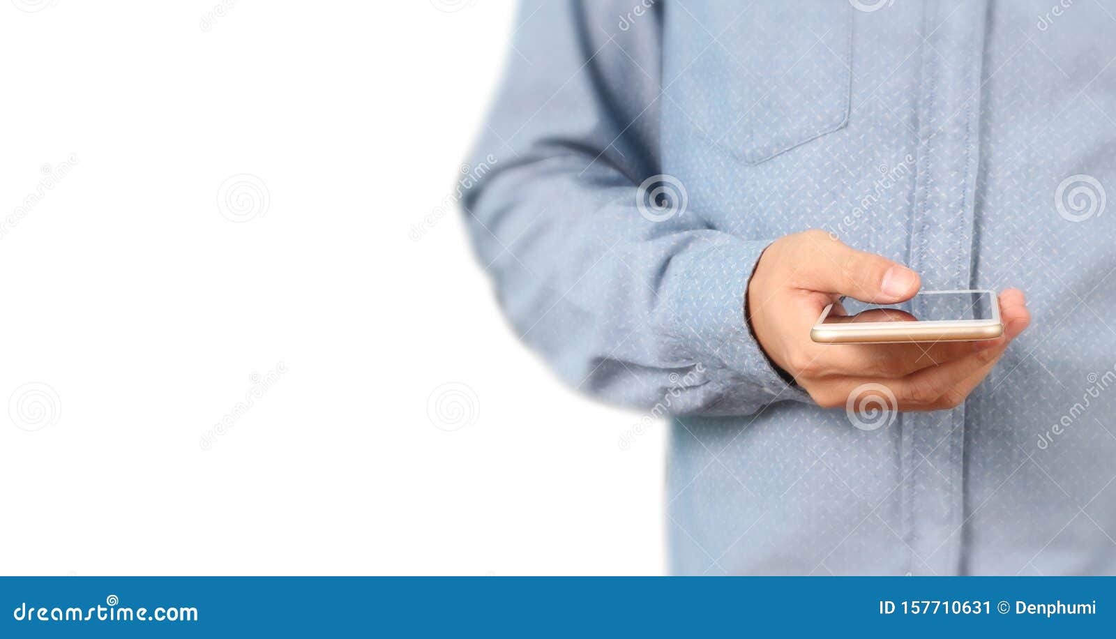Hand Holding the Smartphone,device Touching Screen Stock Image - Image ...