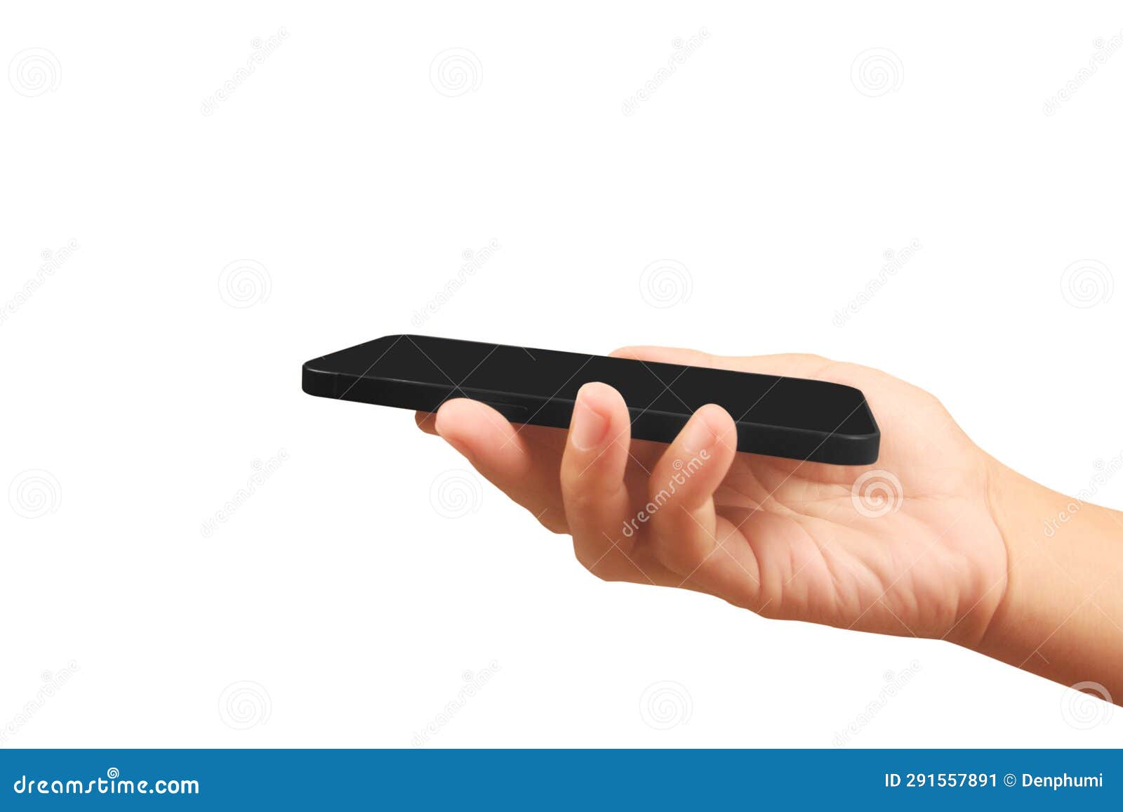 Hand Holding Smartphone Device and Touching Screen Stock Image - Image ...