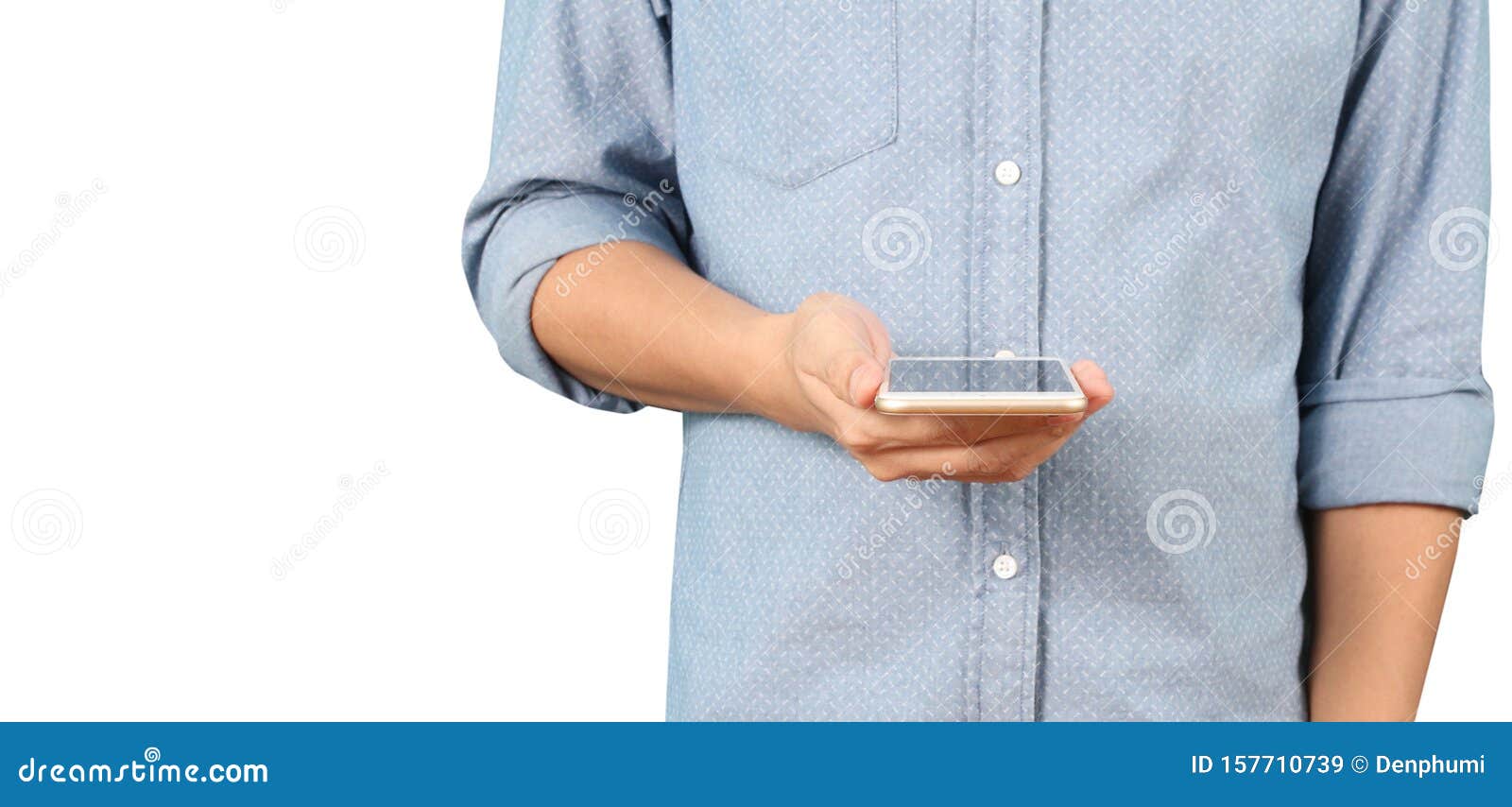 Hand Holding the Smartphone,device Touching Screen Stock Image - Image ...