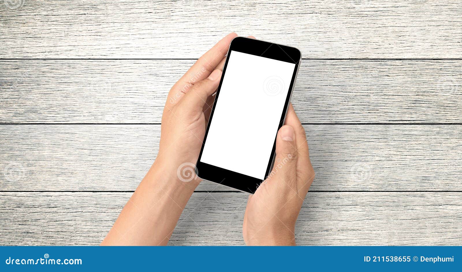 Hand Holding Smartphone Device Touching Screen Stock Image Image Of
