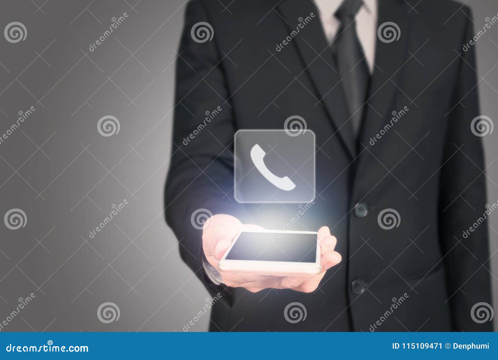 Hand Holding Smartphone Touching Screen Stock Image Image Of