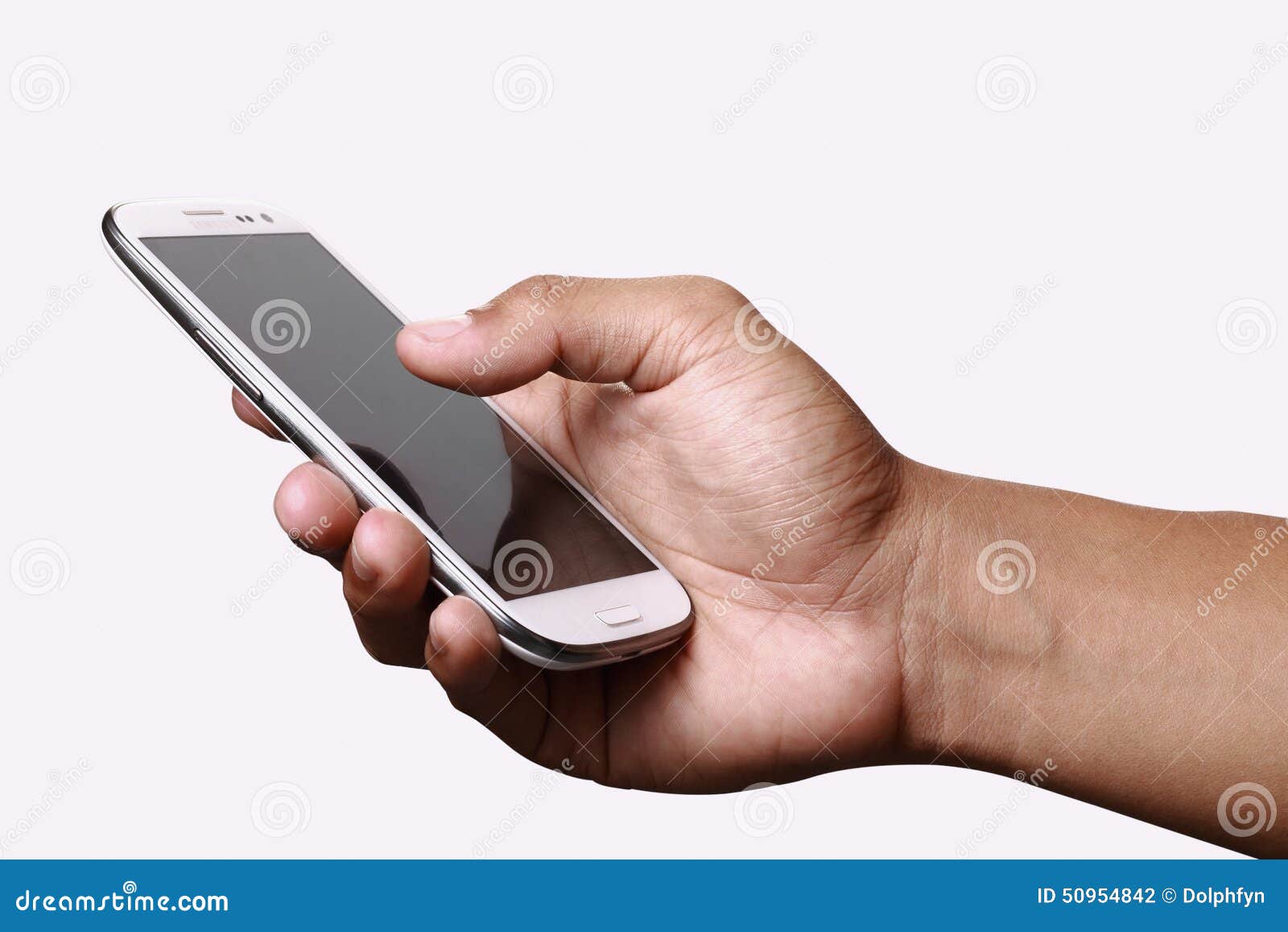 Hand holding smartphone editorial photography. Image of screen - 50954842