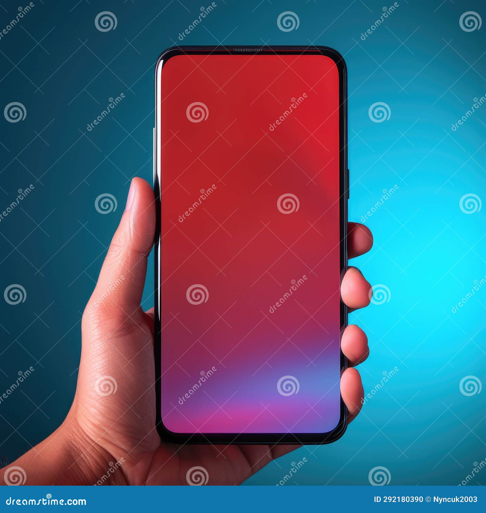 Hand Holding Smartphone Mockup Template Mobile Phone Vertical Device ...