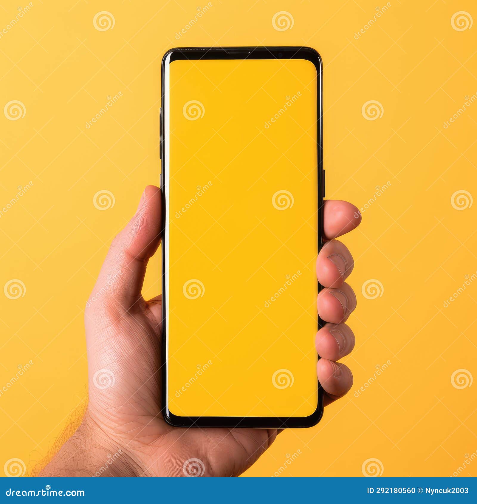 Hand Holding Smartphone Mockup Template Mobile Phone Vertical Device ...