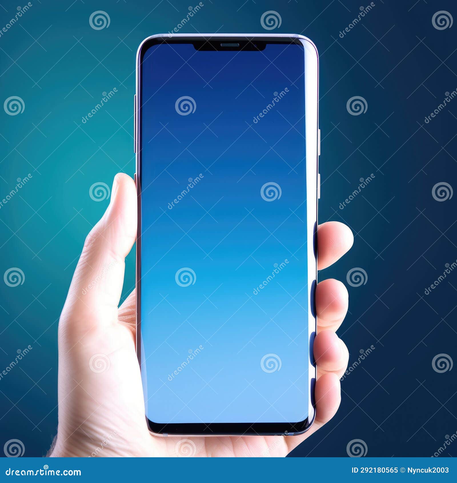 Hand Holding Smartphone Mockup Template Mobile Phone Vertical Device ...