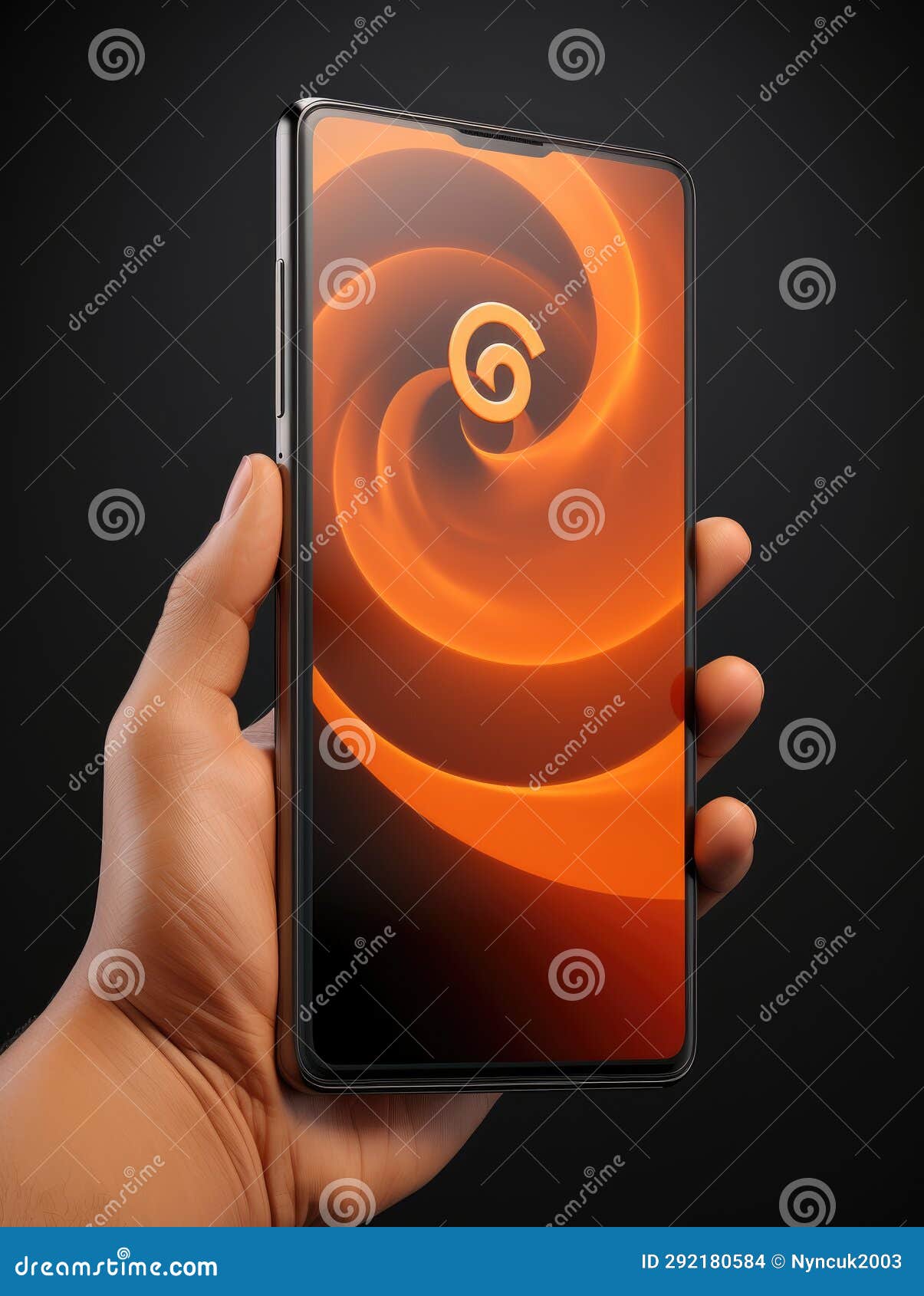 Hand Holding Smartphone Mockup Template Mobile Phone Vertical Device ...