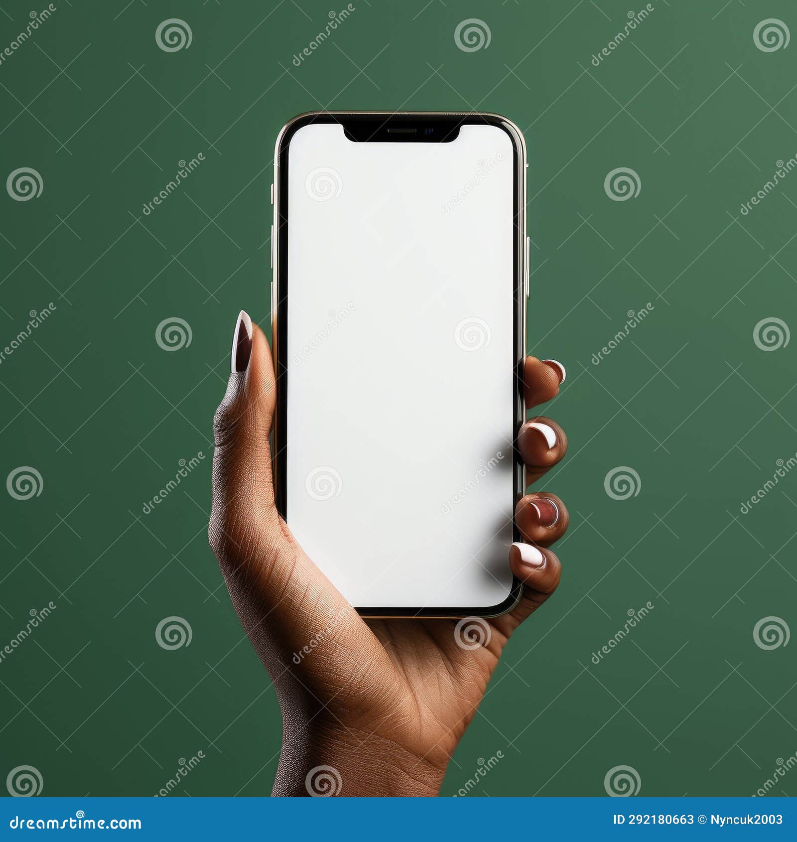 Hand Holding Smartphone Mockup Template Mobile Phone Vertical Device ...