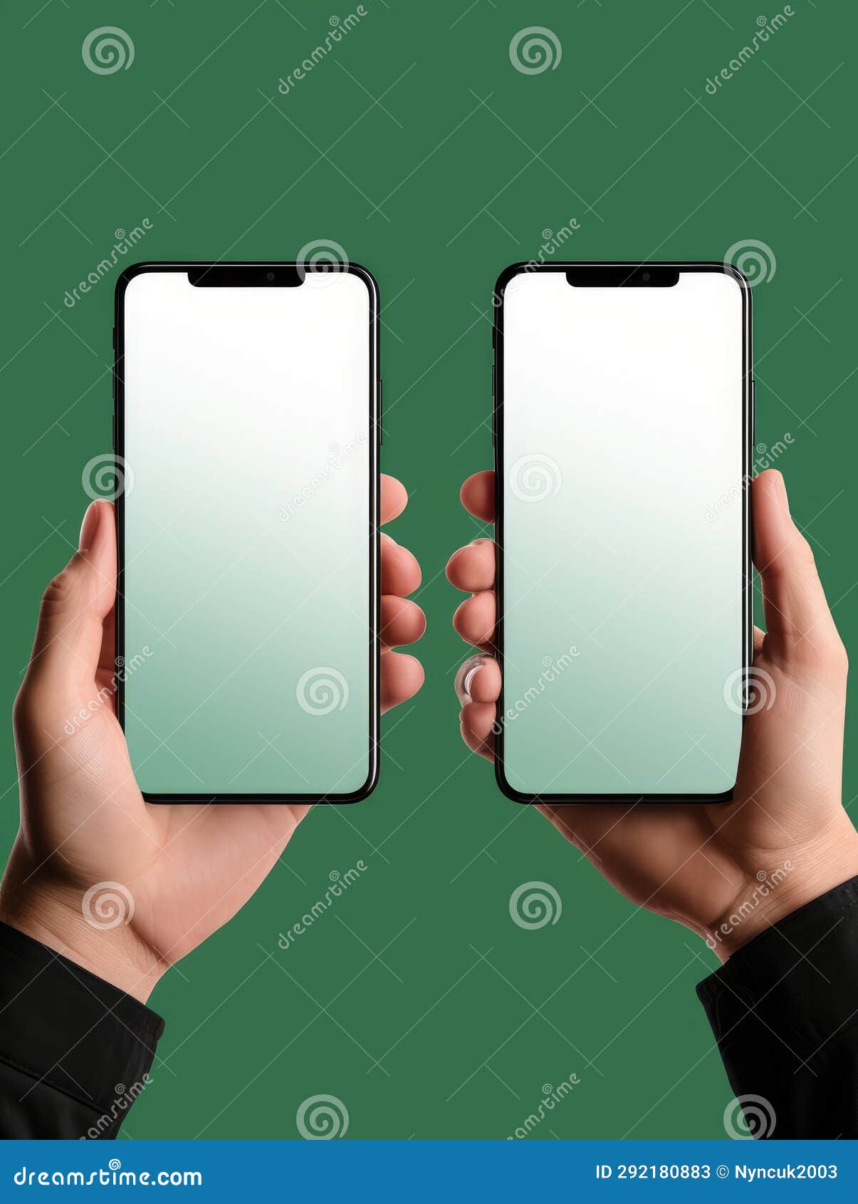 Hand Holding Smartphone Mockup Template Mobile Phone Vertical Device ...
