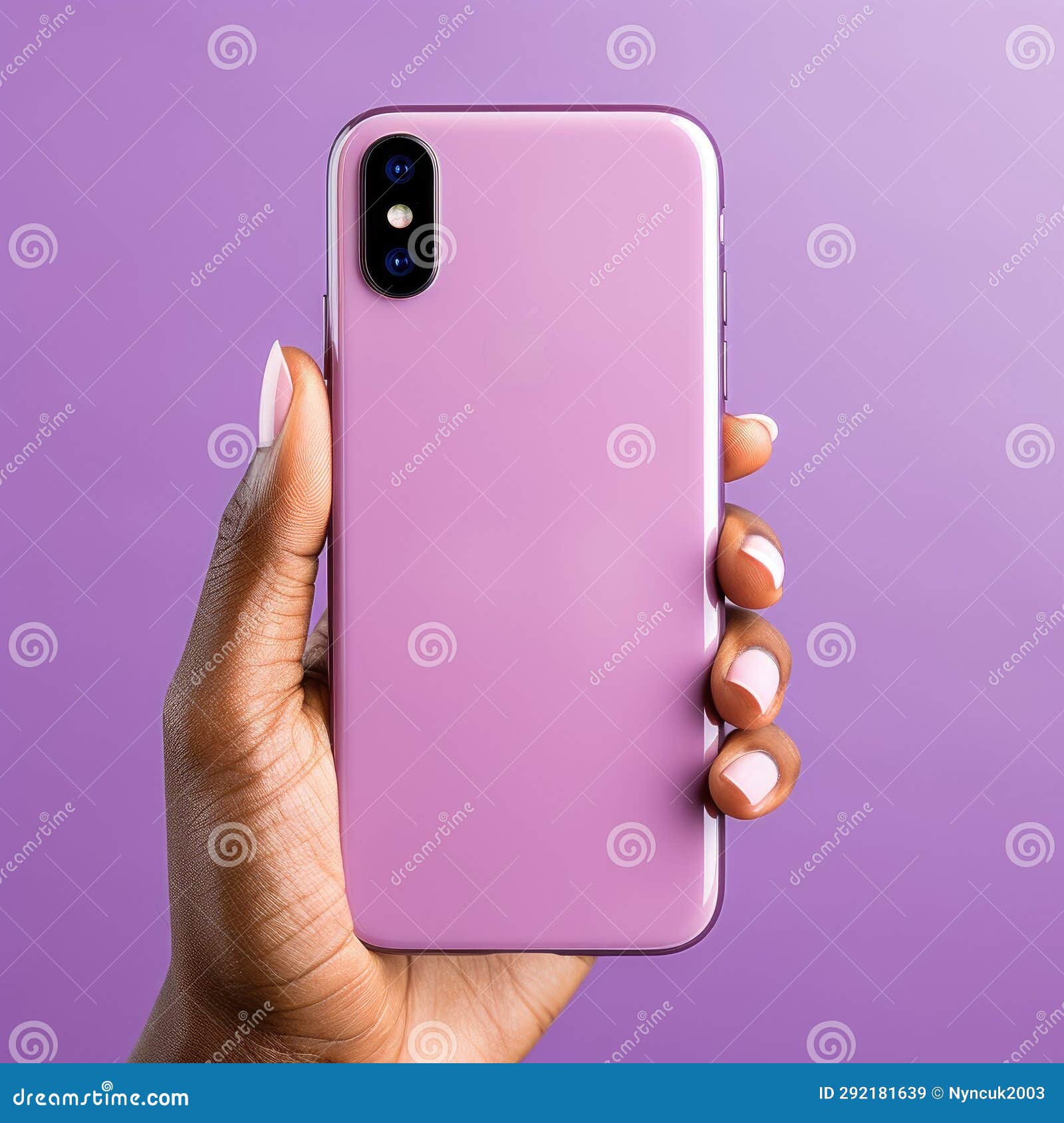 Hand Holding Smartphone Mockup Template Mobile Phone Vertical Device ...