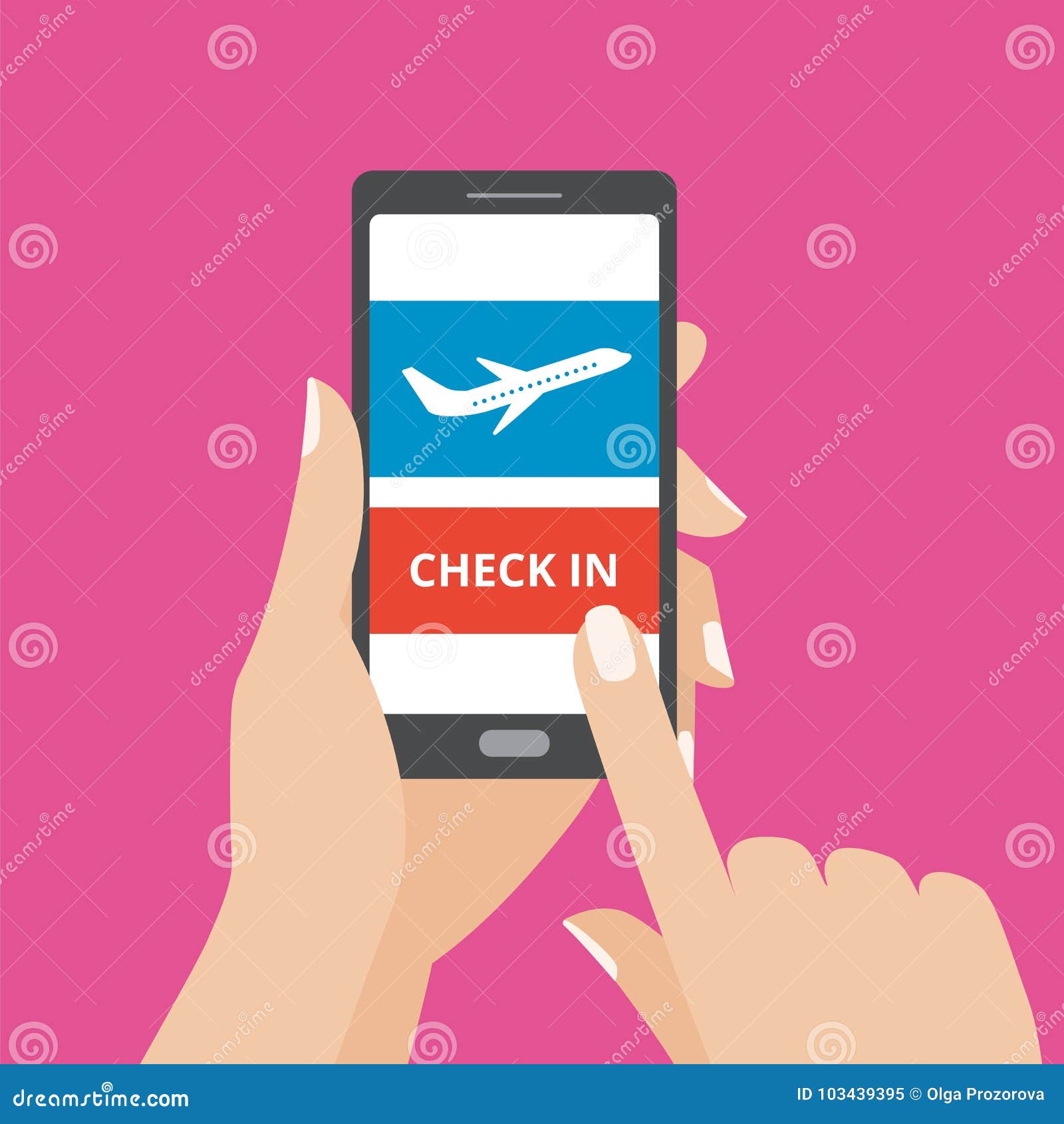 Online Check-in,Airline Boarding Pass Ticket With Barcode Code On ...