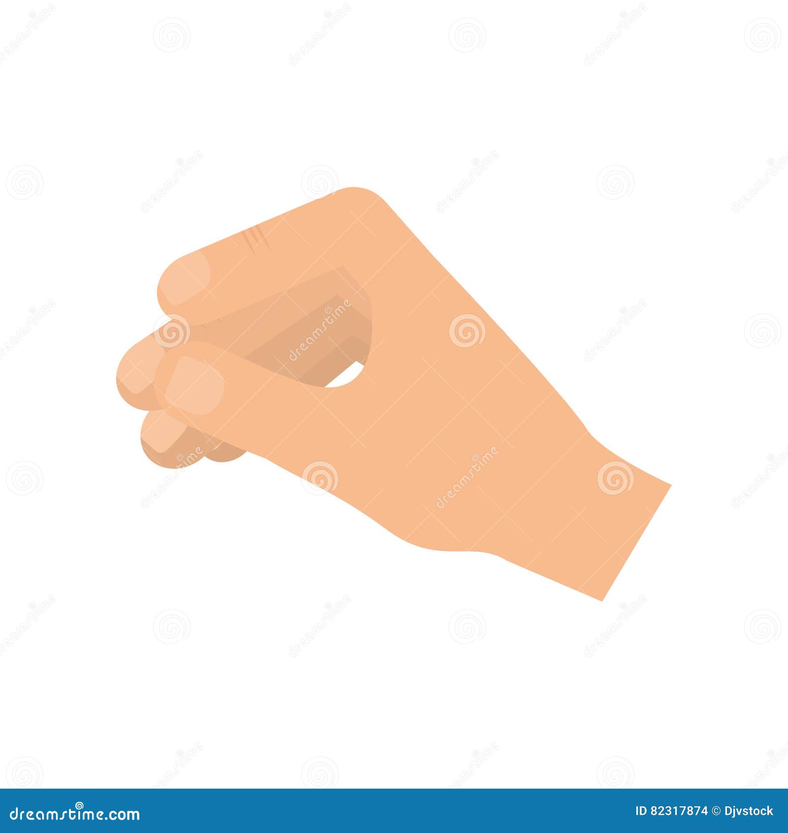 Hand holding something stock illustration. Illustration of pictogram ...
