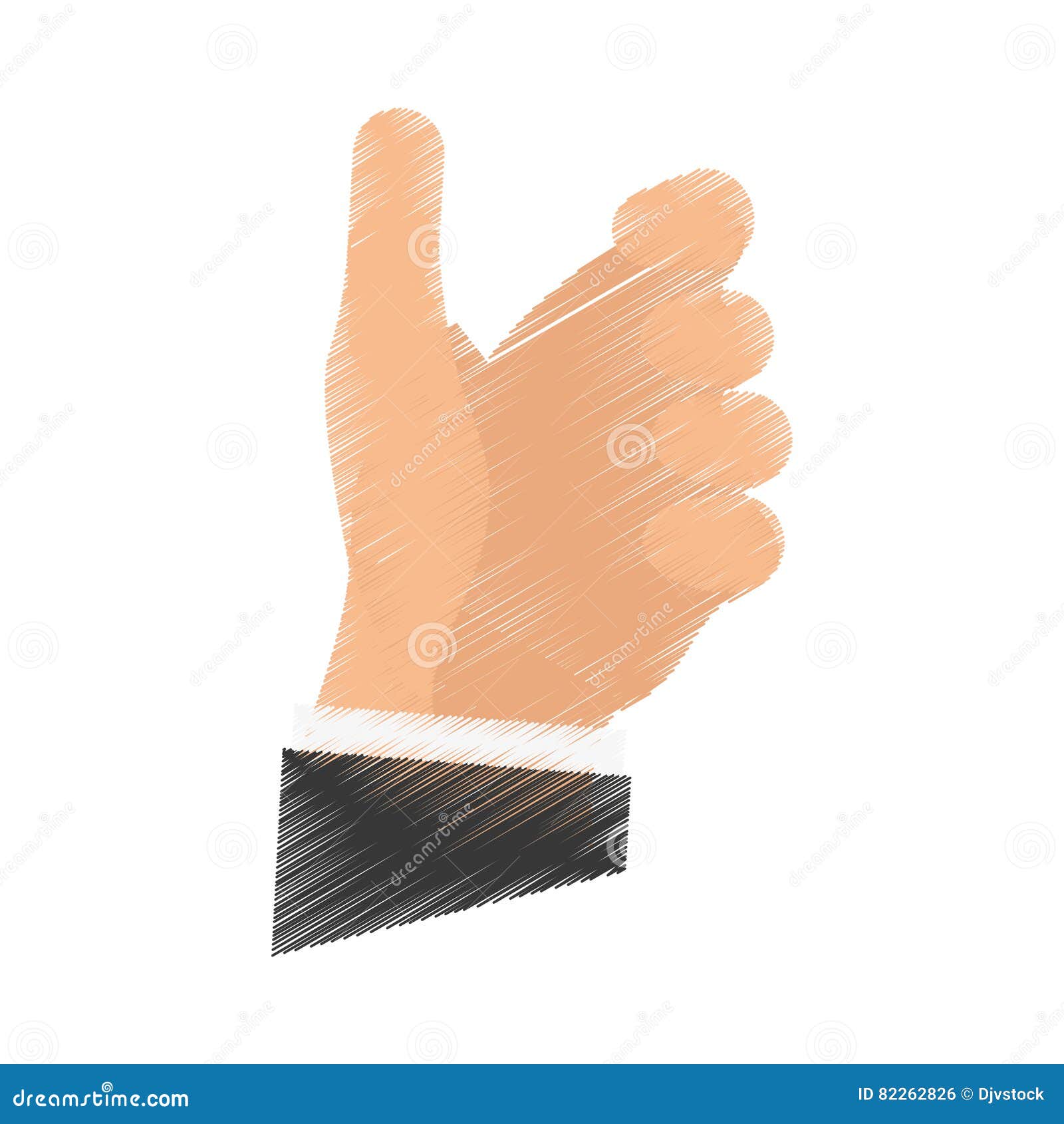 Hand holding something stock vector. Illustration of human - 82262826