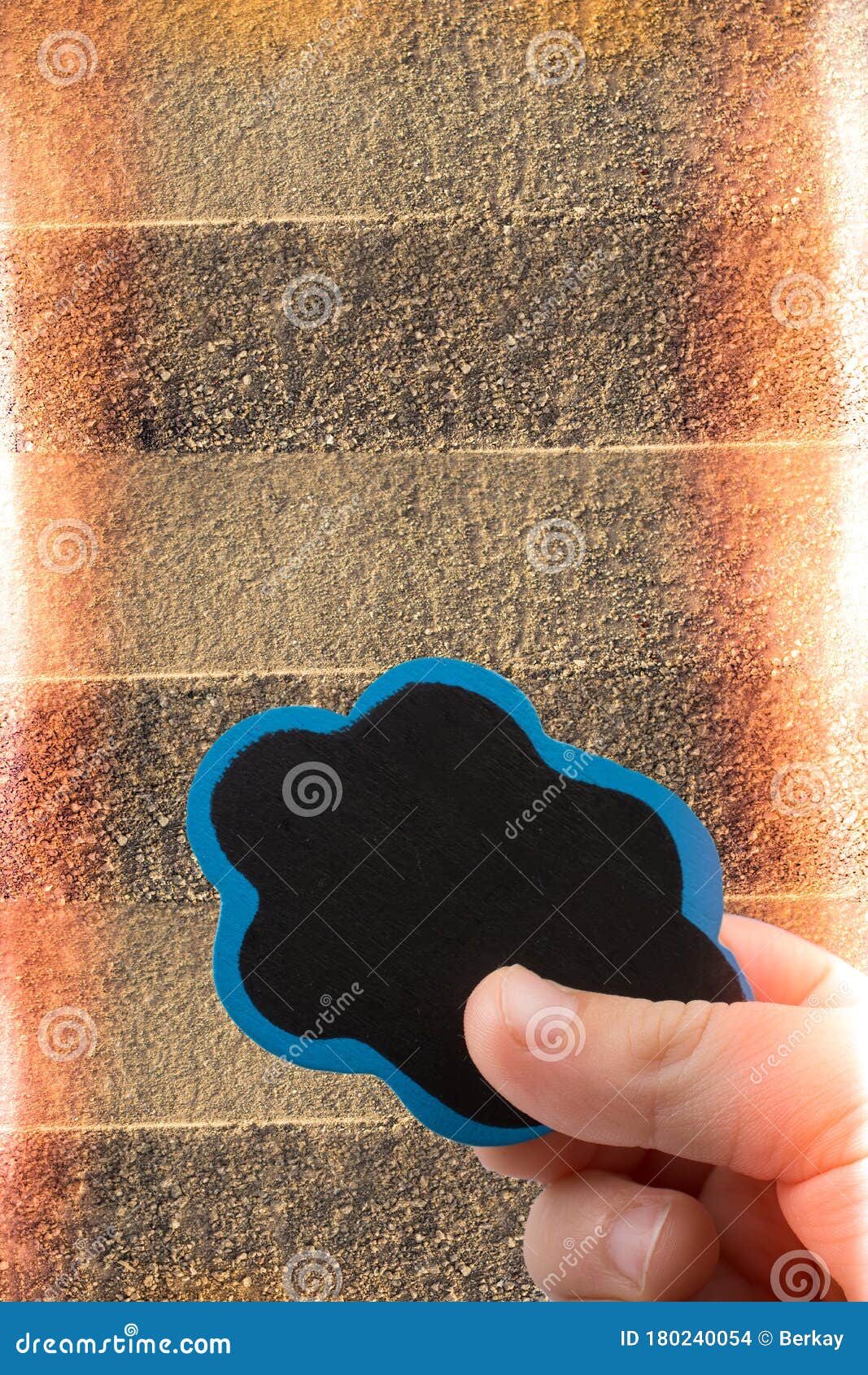 Hand Holding a Speech Bubble Icon in Hand Stock Photo - Image of bubble ...