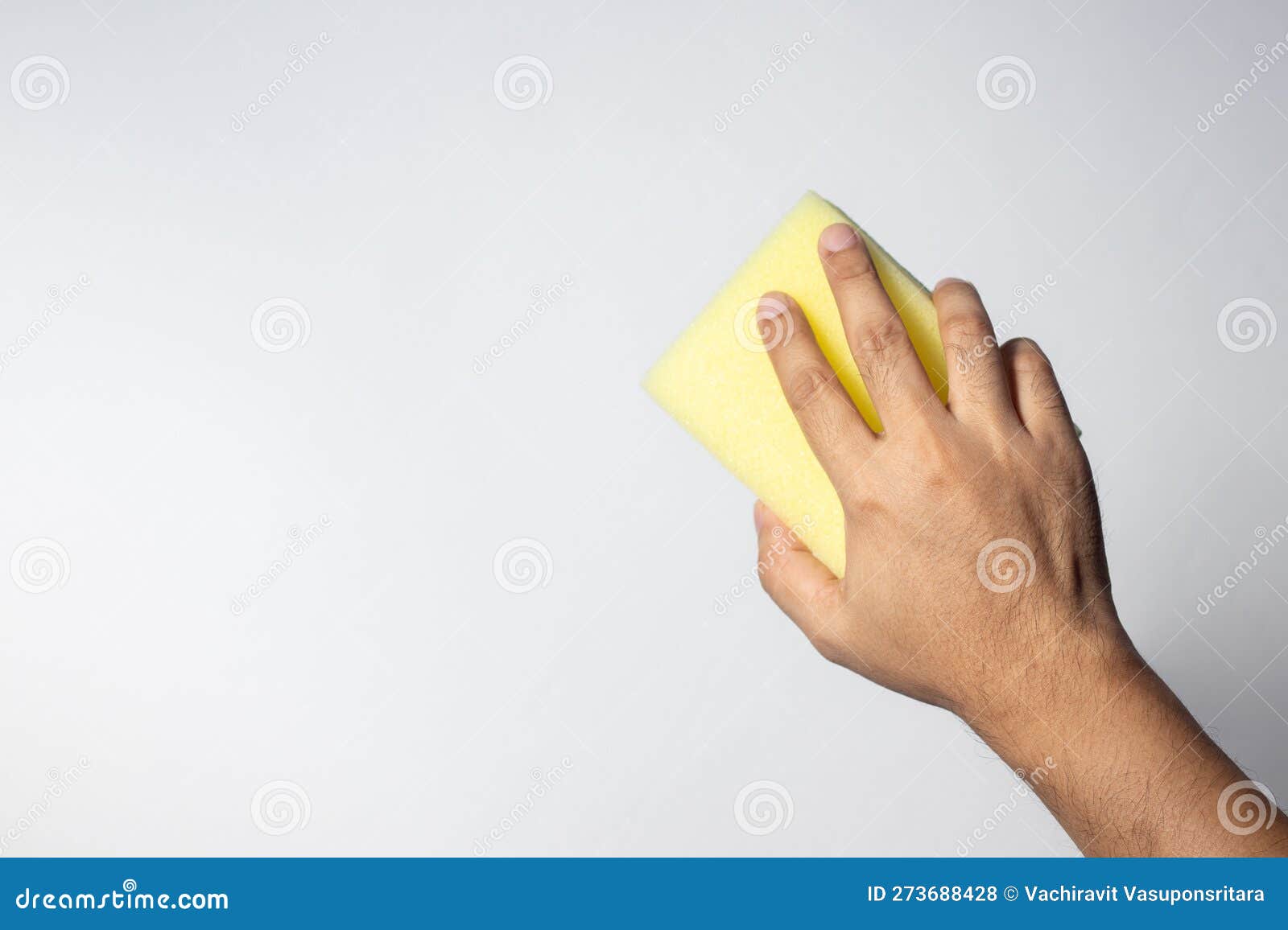 Hand Holding a Sponge with a Bubble (clean Concept) Stock Photo - Image ...