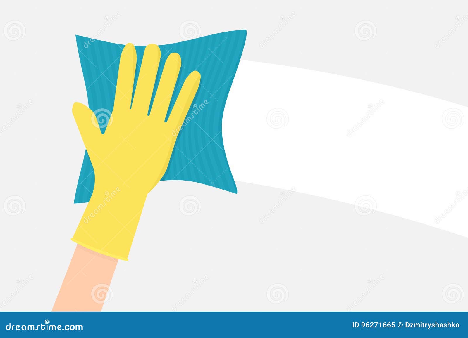 Hand holding sponge stock vector. Illustration of cleaner - 96271665