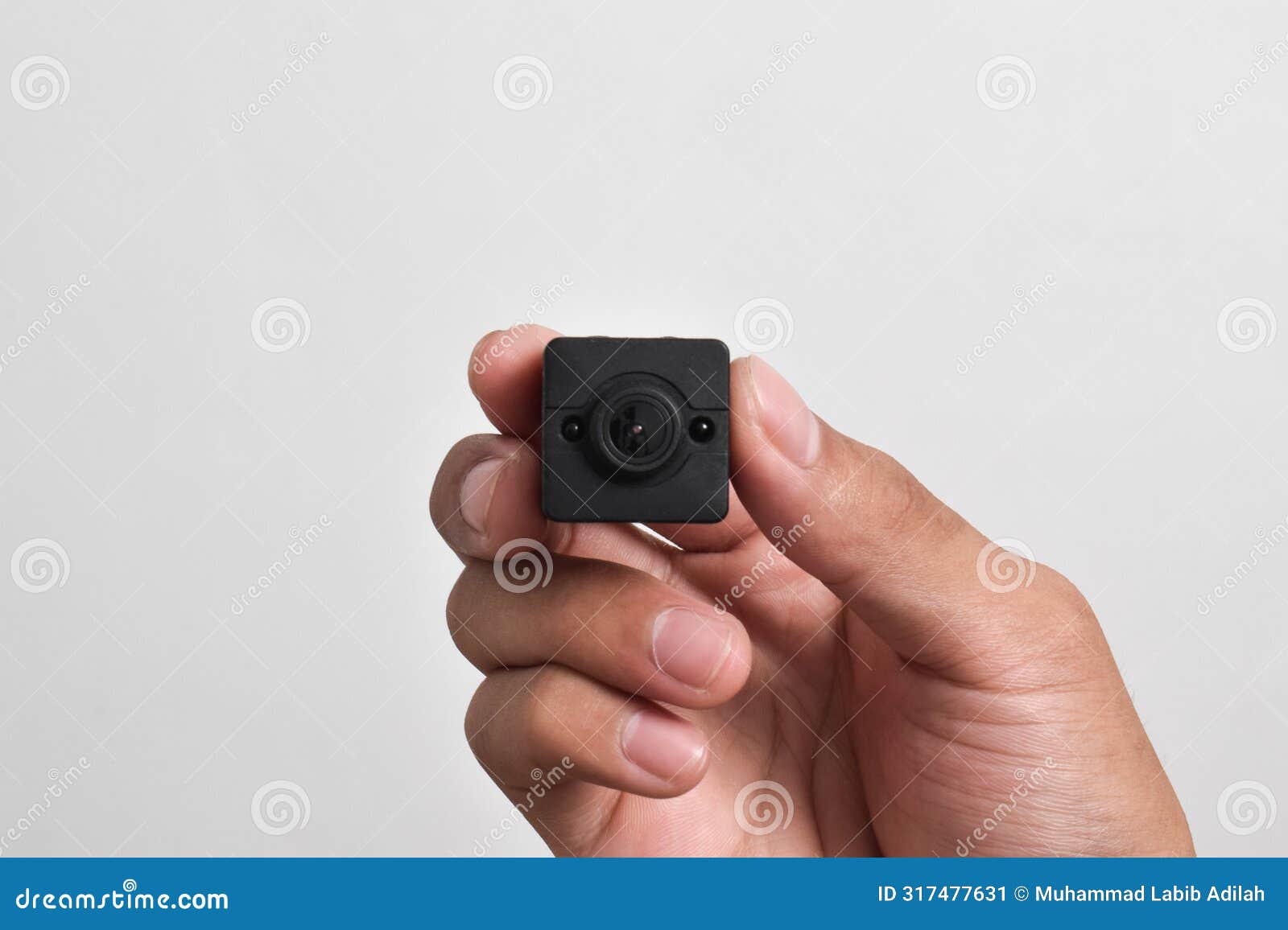 Hand Holding a Spy Camera, Black Security Camera Stock Image - Image of ...