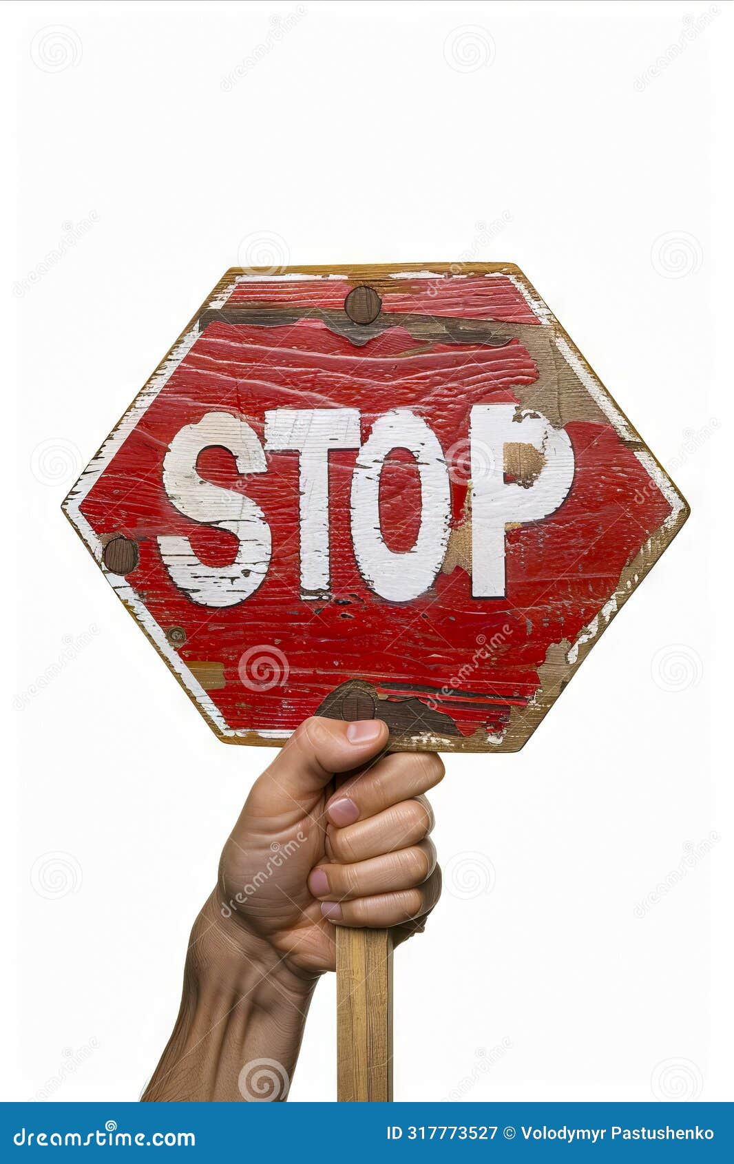 A hand holding a stop sign stock illustration. Illustration of text ...