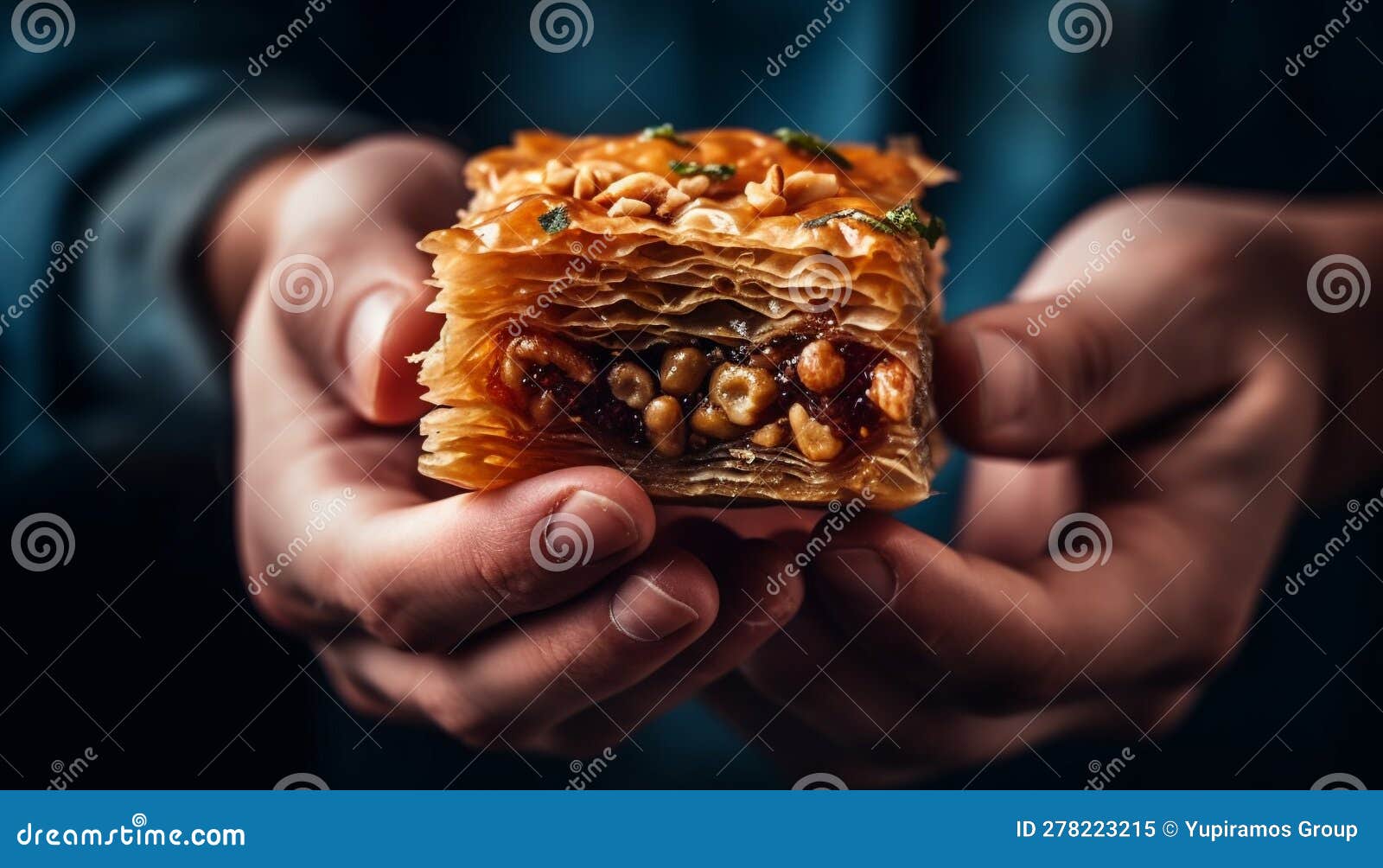 Hand Holding Sweet Fruit Slice, Healthy Indulgence Generated by AI ...