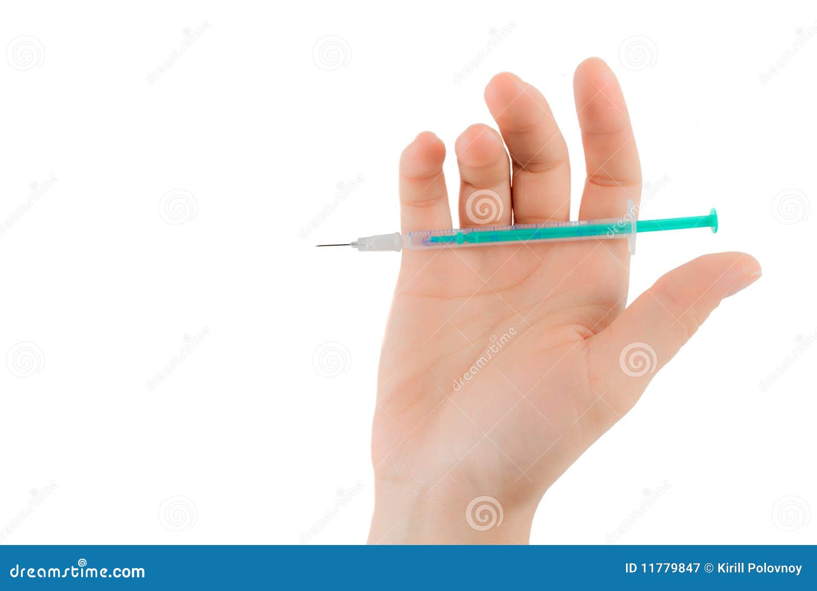 Hand holding syringe stock image. Image of illness, healthcare - 11779847