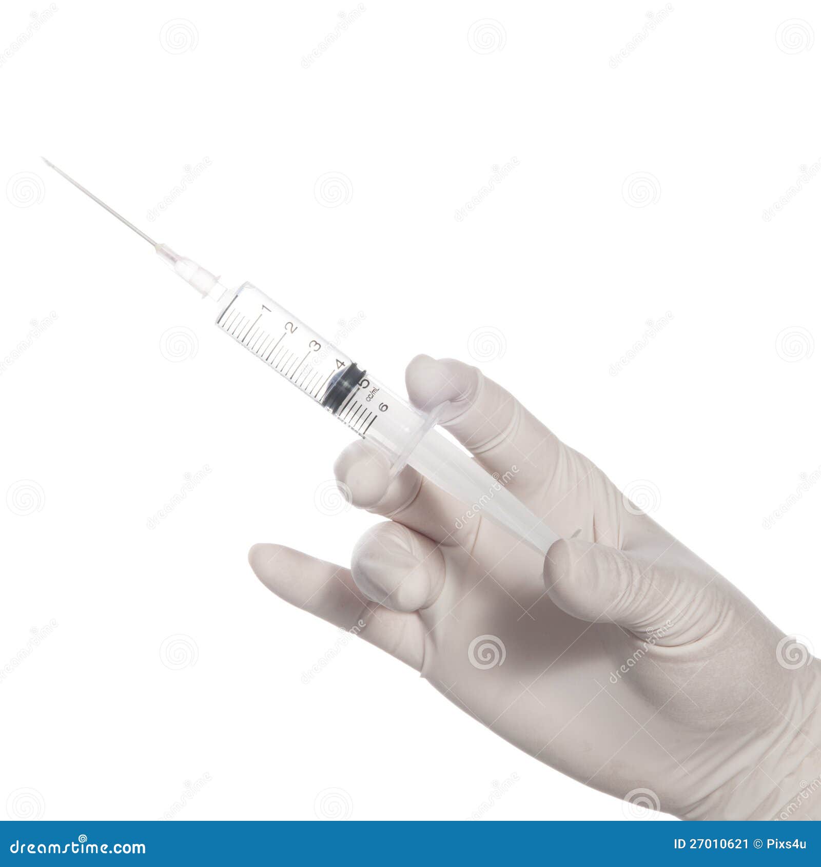 Hand holding syringe stock image. Image of pink, holding - 27010621