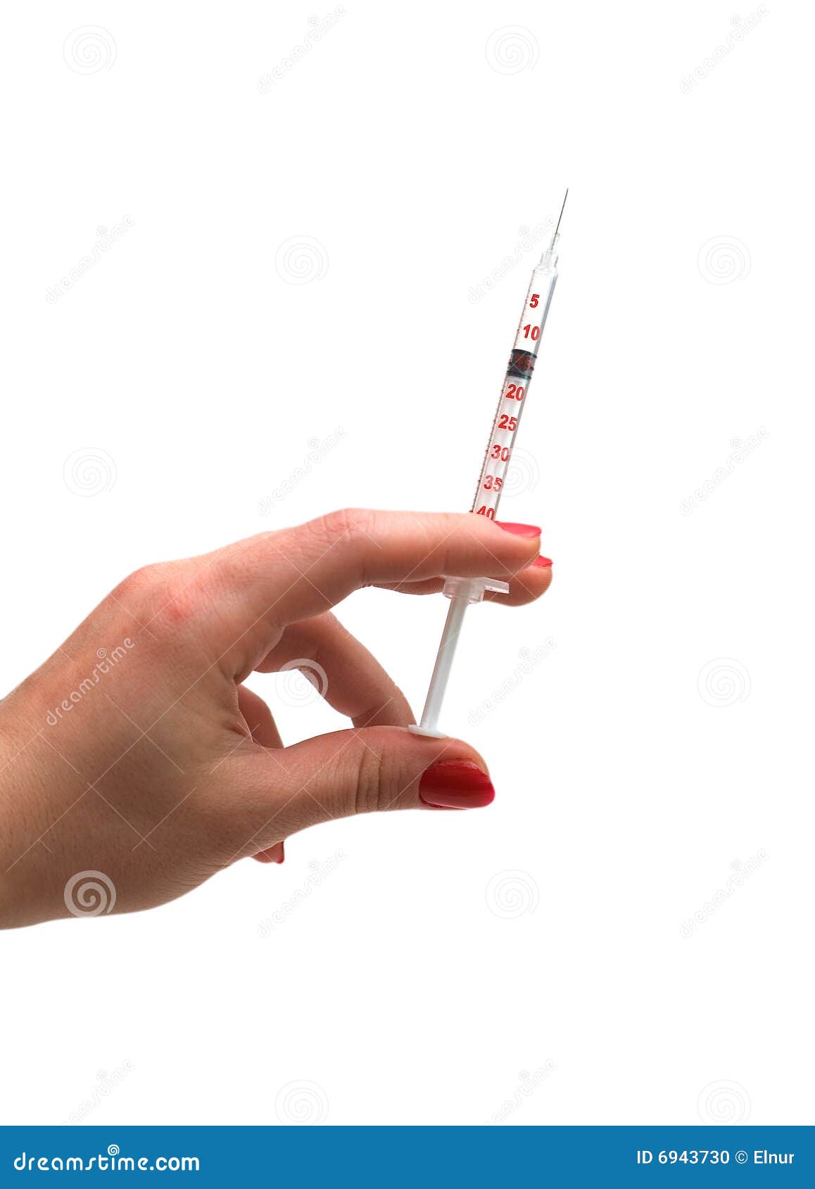 Hand holding syringe stock photo. Image of healthcare - 6943730