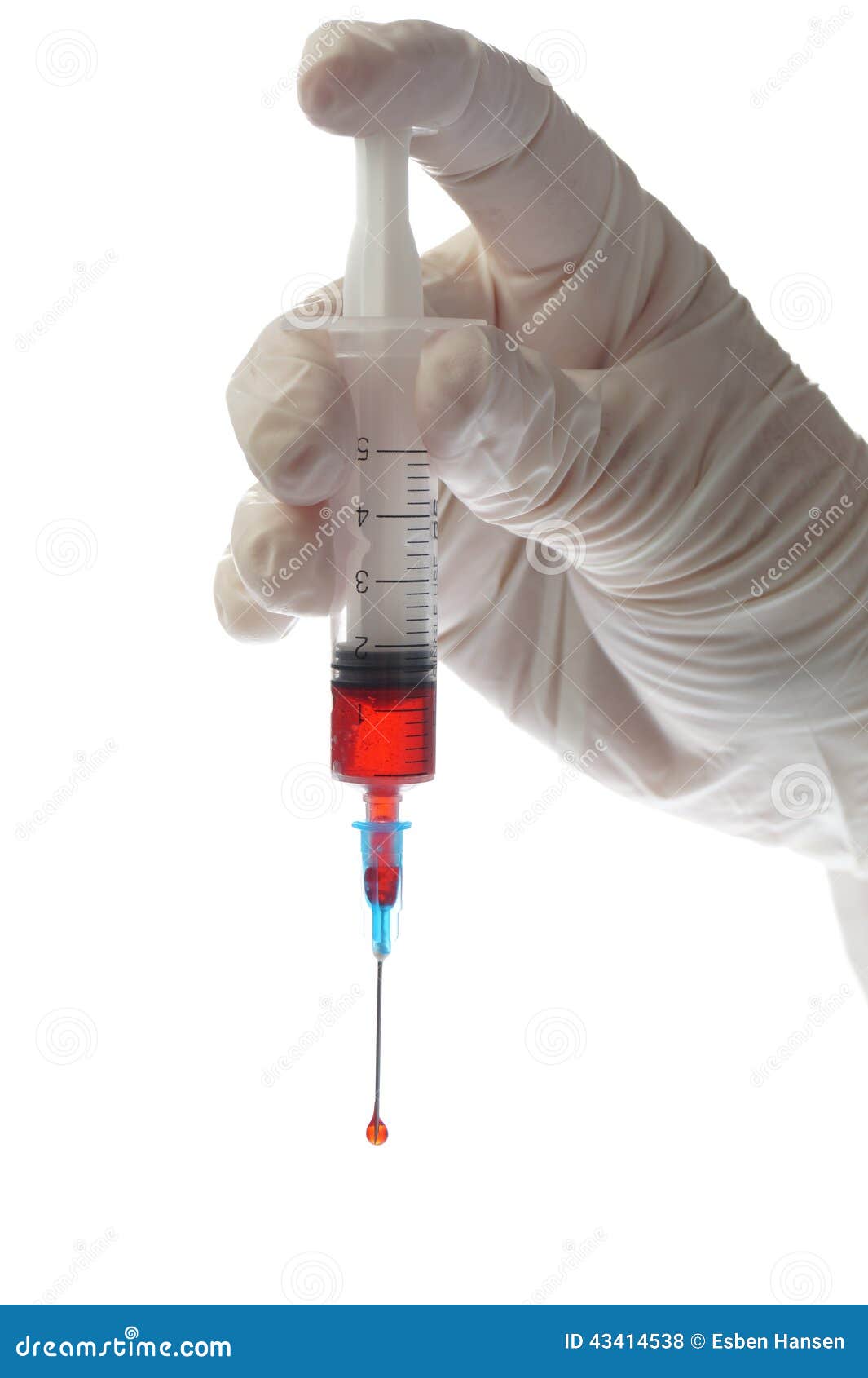 Hand holding syringe stock photo. Image of injury, human - 43414538