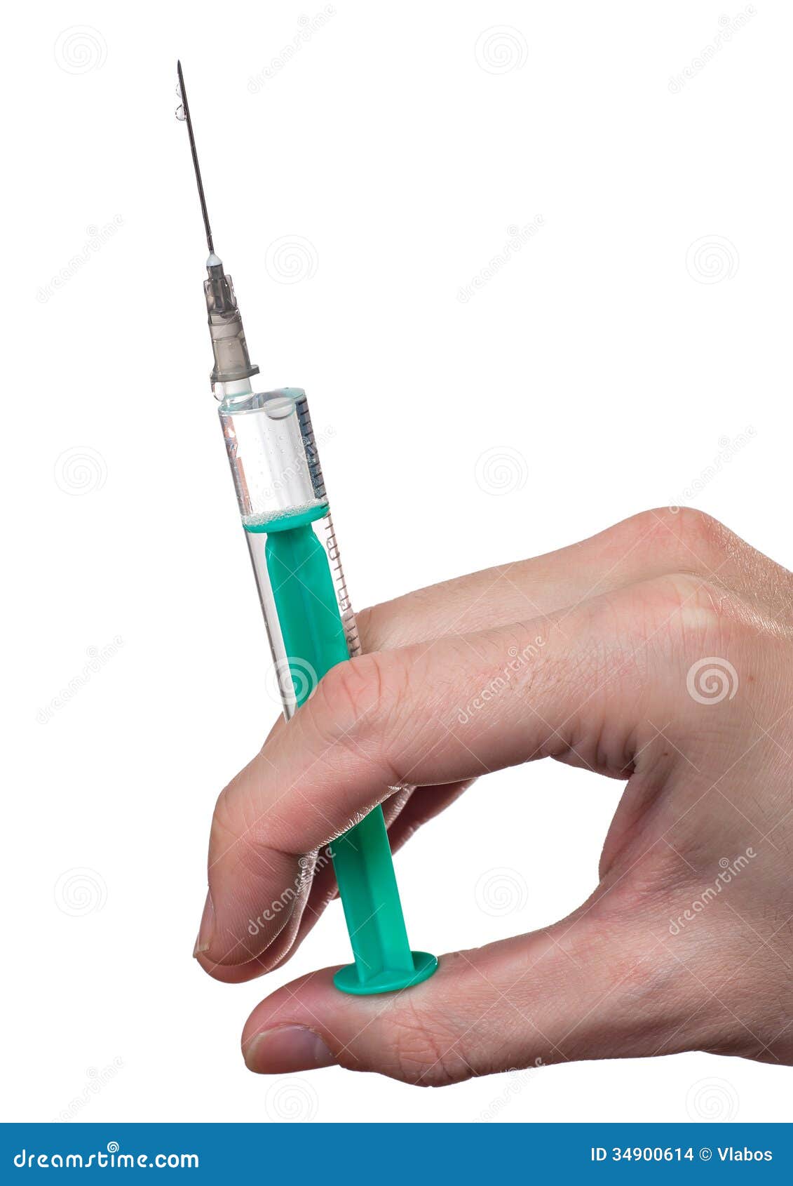Hand Holding a Syringe Separately Stock Photo - Image of healthcare ...