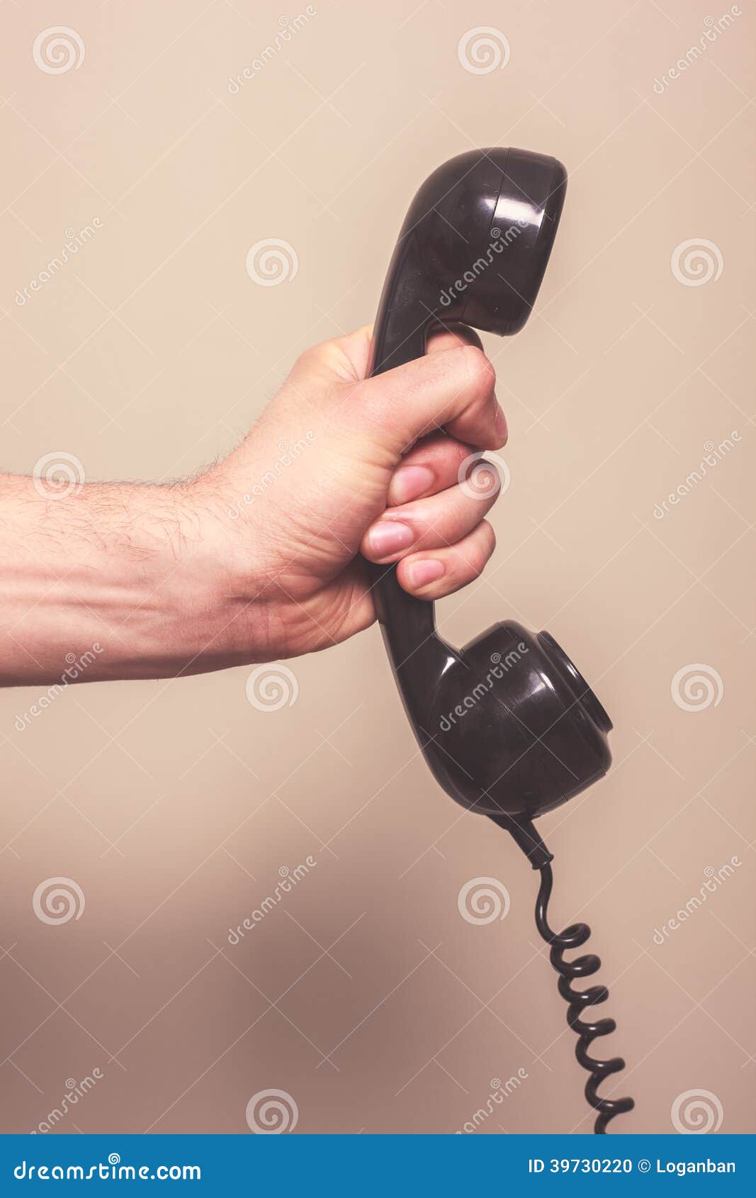 Hand holding telephone stock photo. Image of casual, holding - 39730220