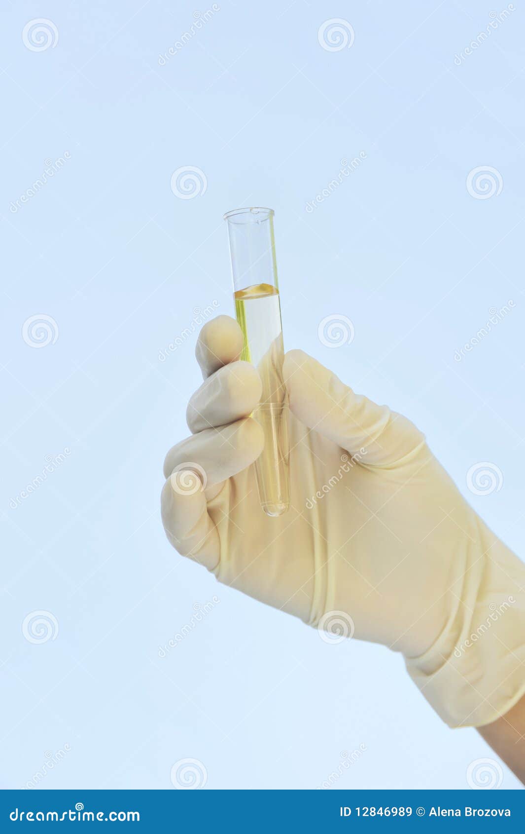 Hand holding test tube stock image. Image of analysis - 12846989