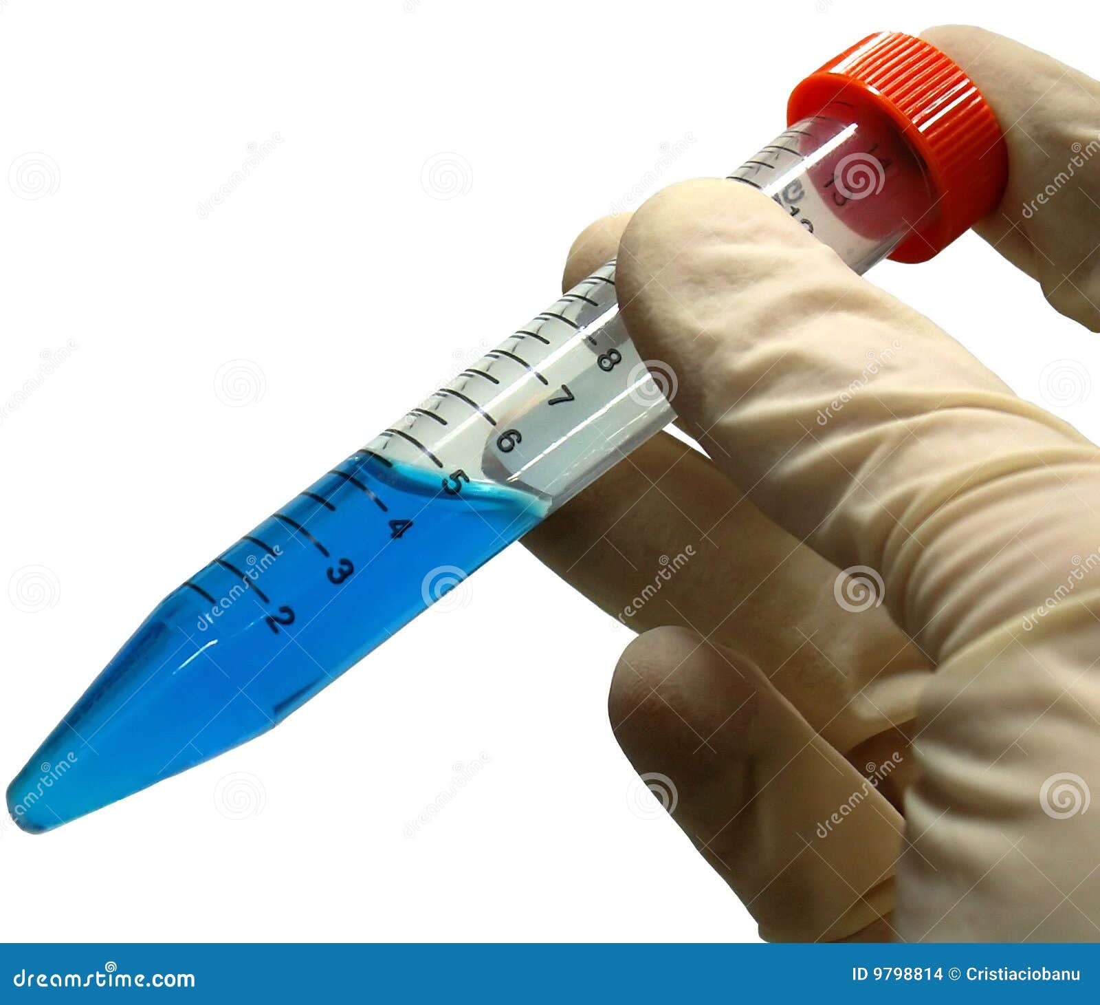 Hand holding test tube stock photo. Image of medical, chemistry - 9798814