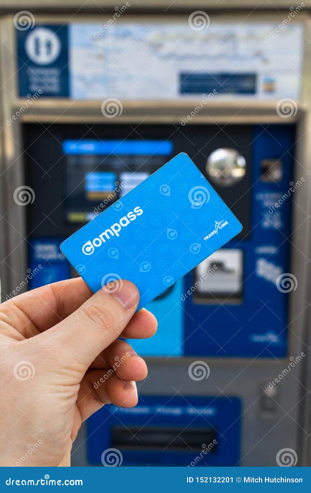 Hand Holding a Translink Compass Card Editorial Photo - Image of canada ...