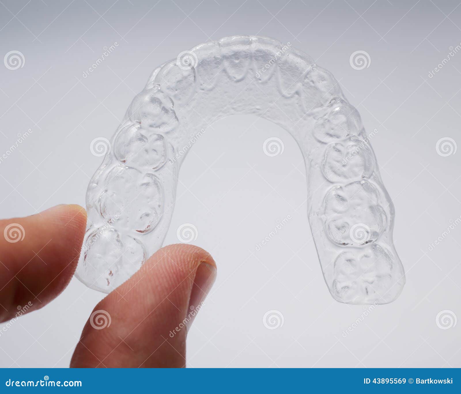 Translucent Upper And Lower Essix Retainers Royalty-Free Stock Image ...